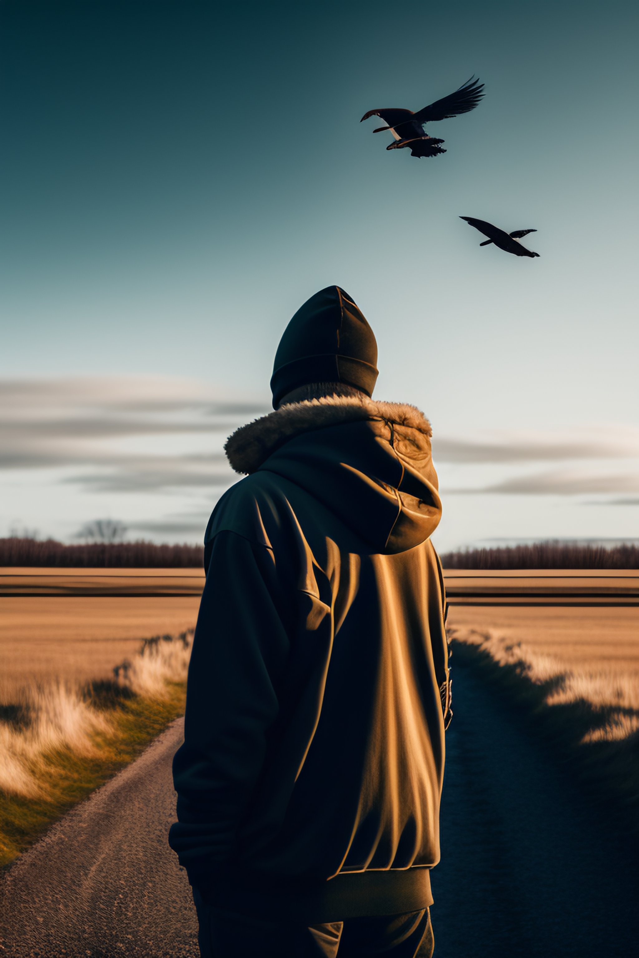 Lexica - Vertical film shot, junkie guy, wearing a hooded sweatshirt on ...