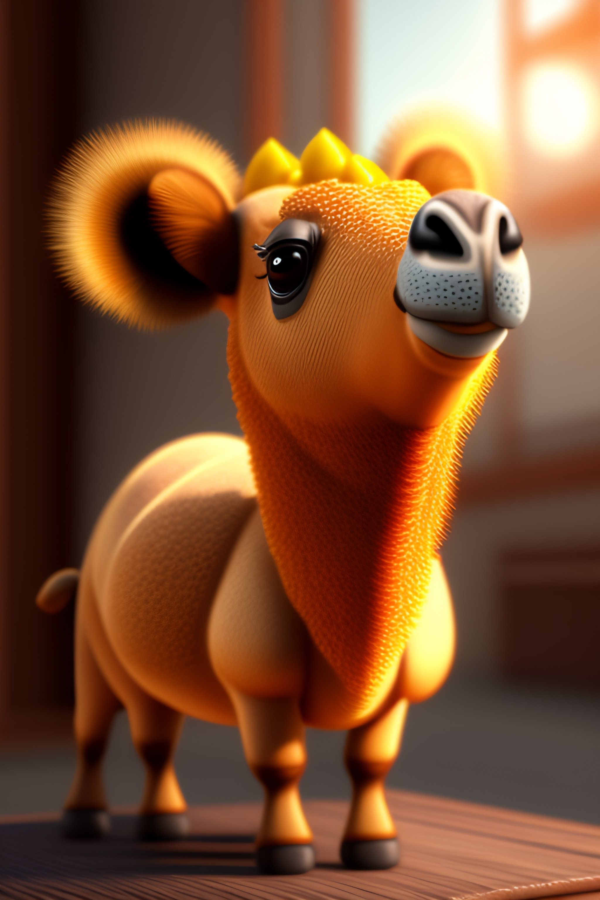 Lexica - A cute and adorable little camel made of lemon highly detailed ...