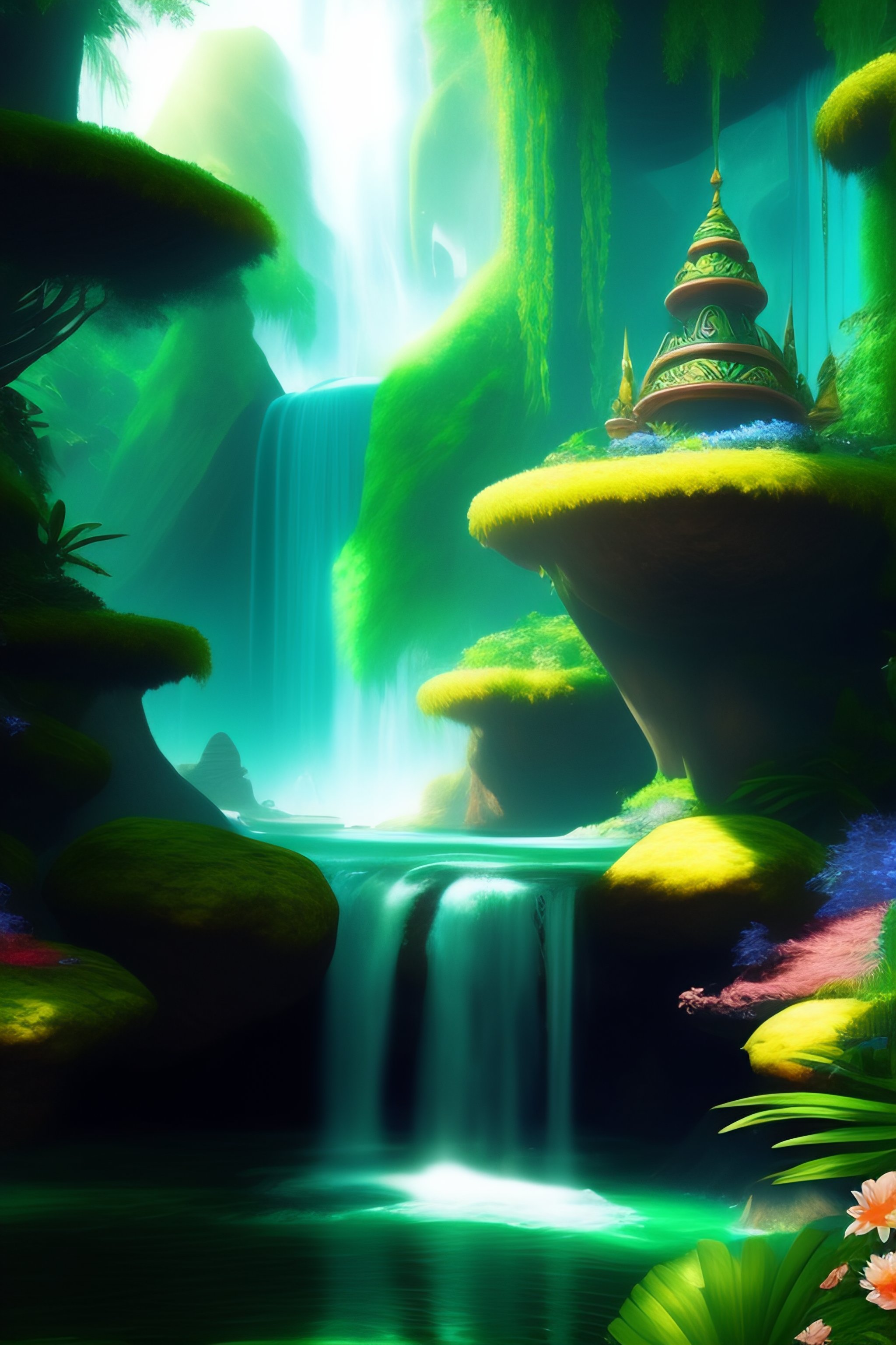 Lexica - Zelda princess in pandora jungle