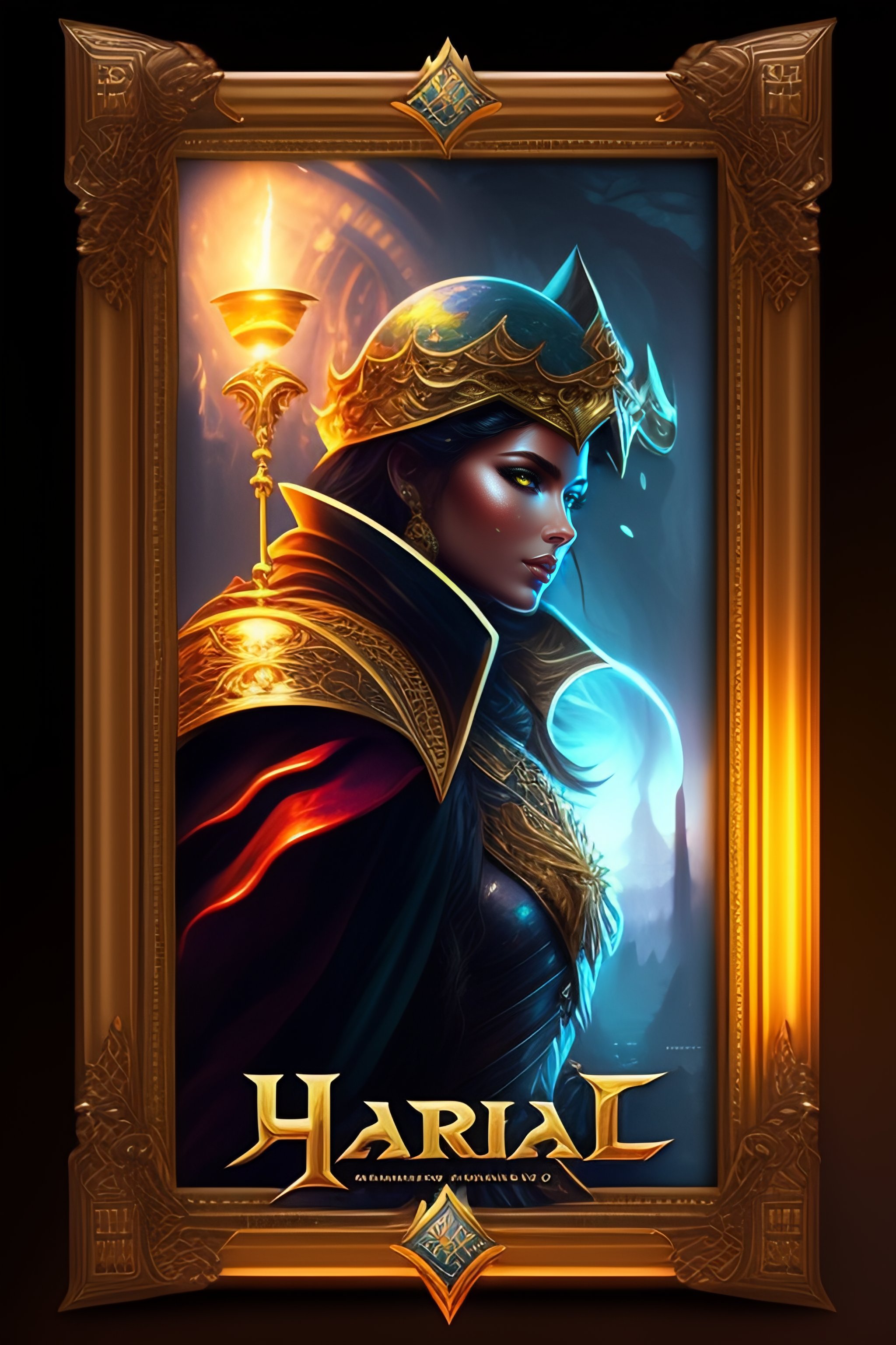 Lexica - Card game decorative frame, magic the gathering, dice ...