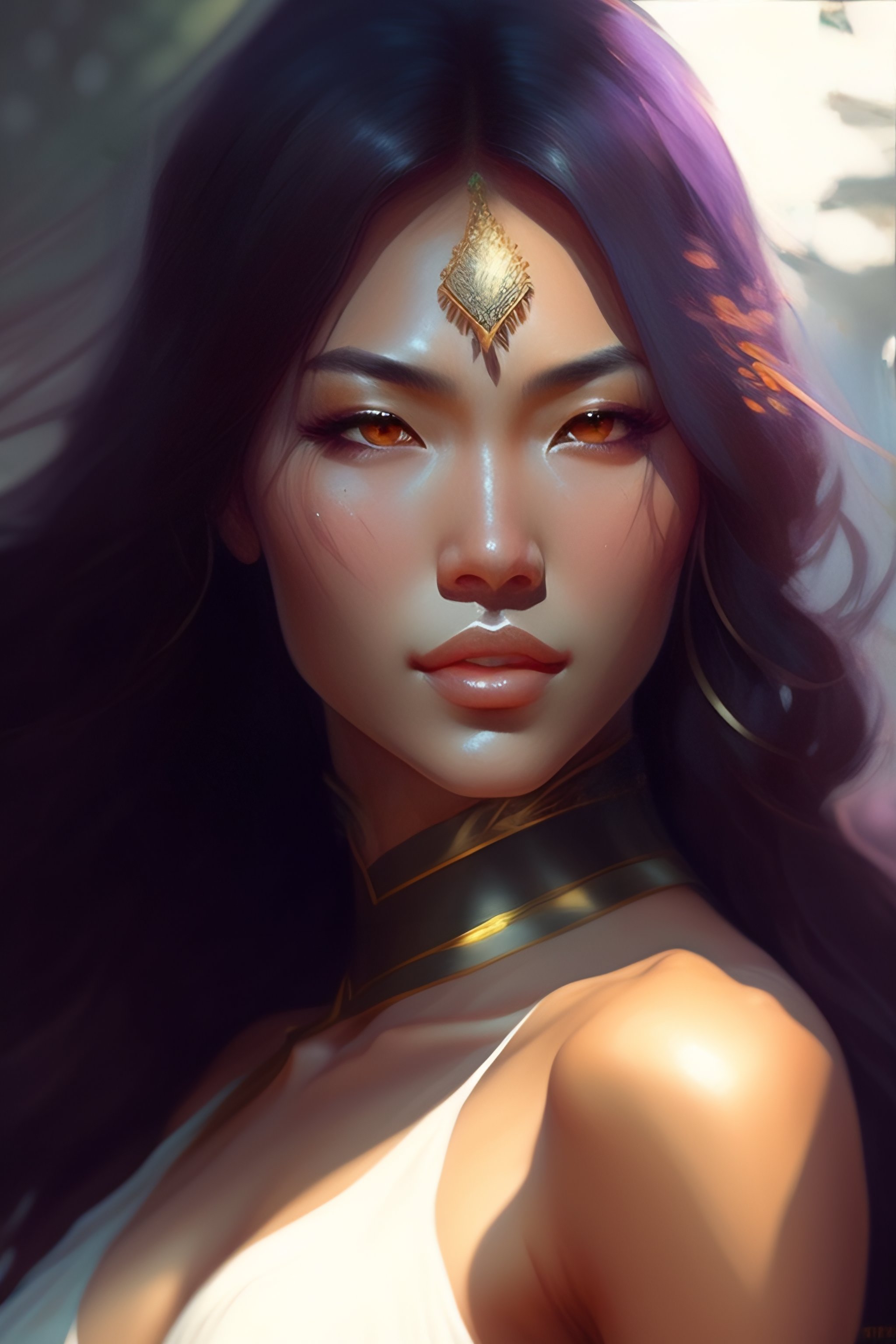 Lexica - A mestizo woman, asian and European rase, european eyes, white ...