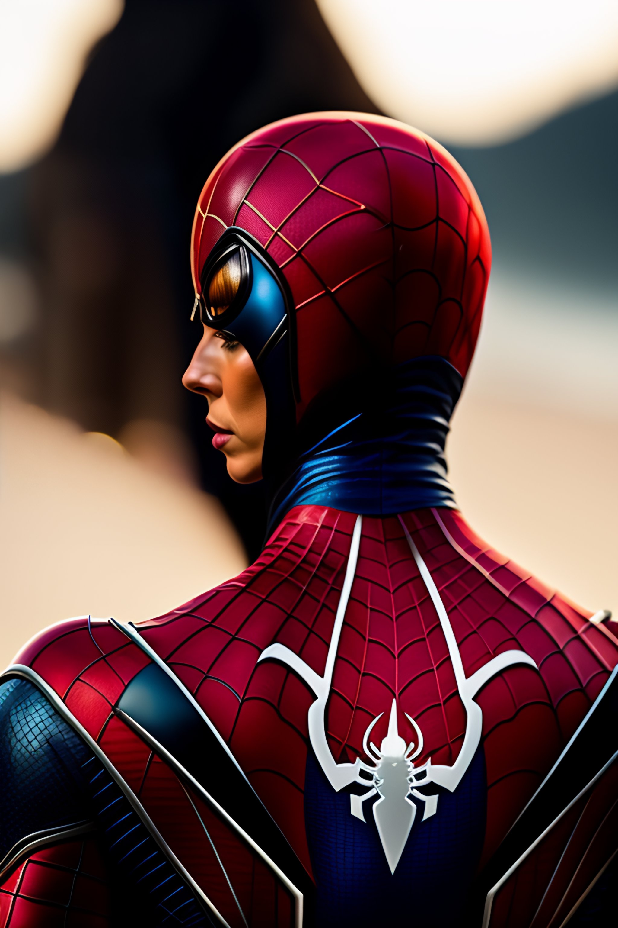 Lexica - Kelly Clarckson modeling as Spider-Man in a bikini from game ...