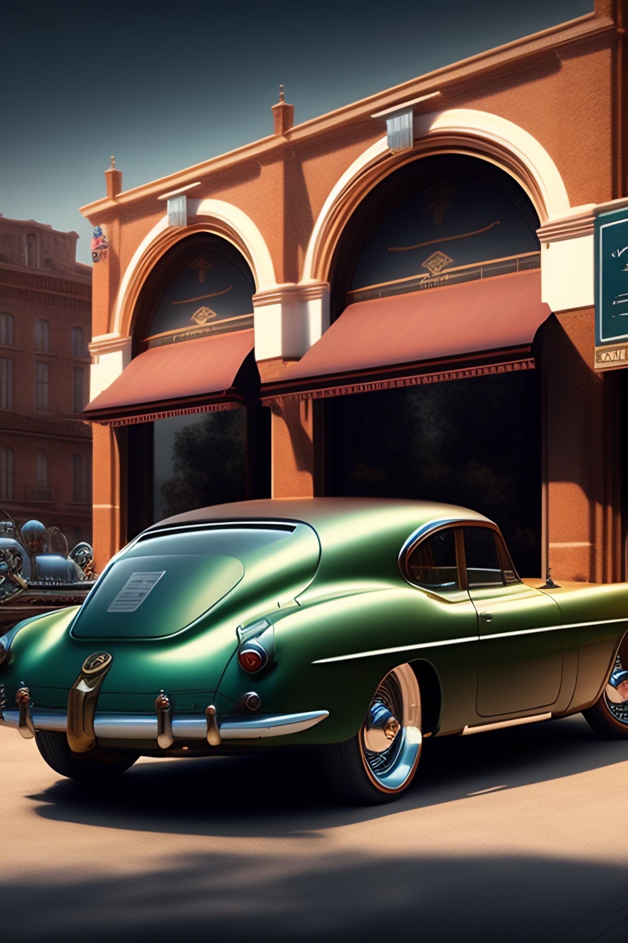 Lexica - Steampunk, tesla, photorealistic, detailed, on a city street ...