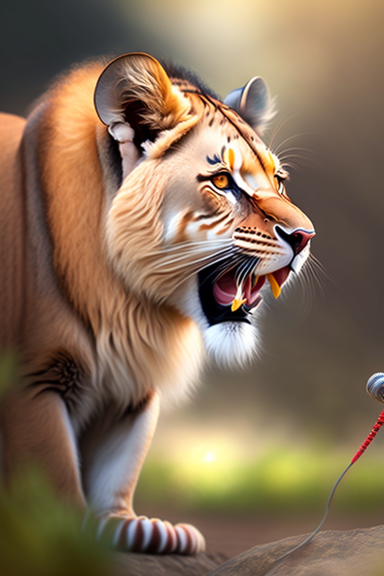 Lexica - Trembling with fear, the mouse begged for its life, promising ...