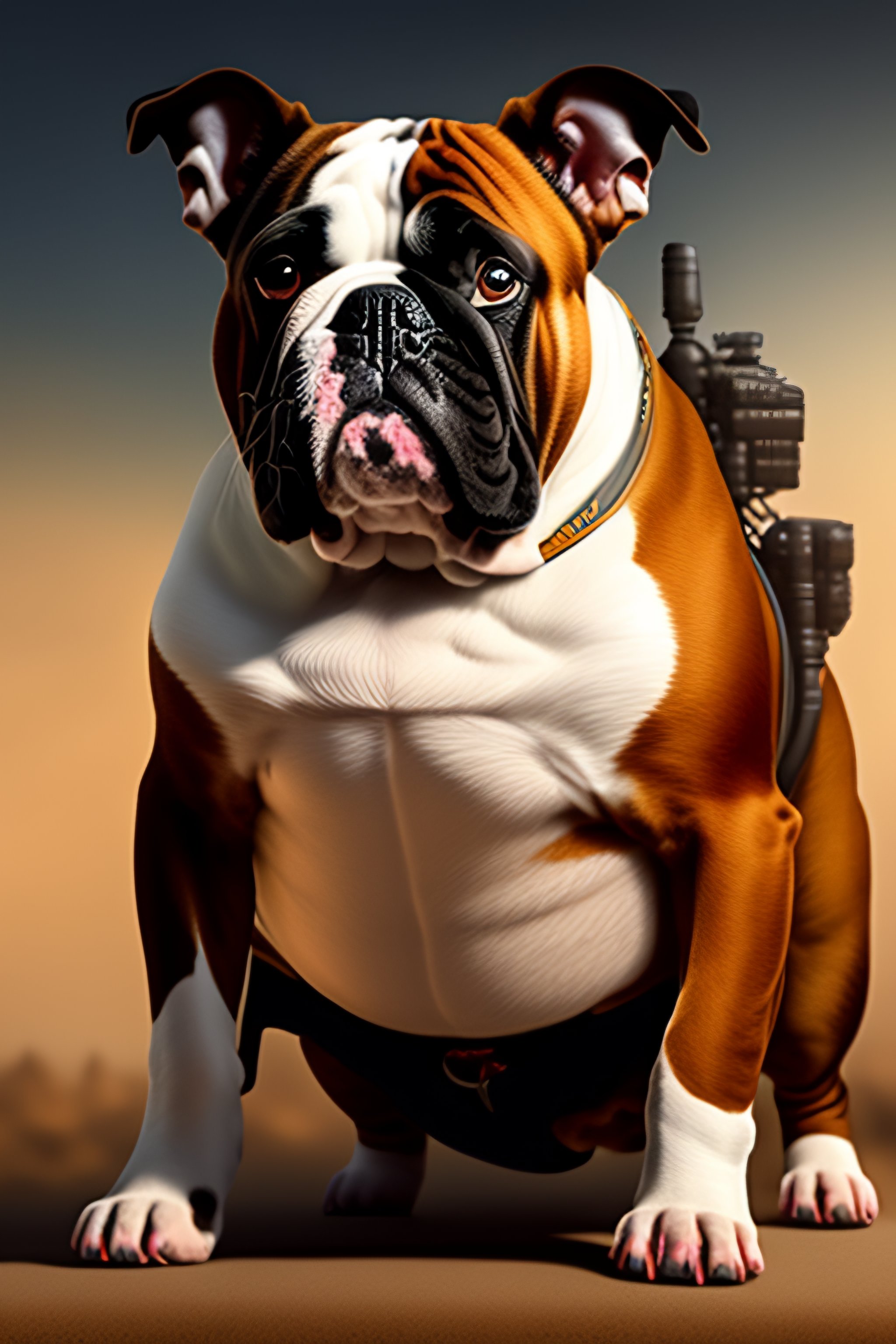 Lexica - Bulldog as a rebel pilot from star wars