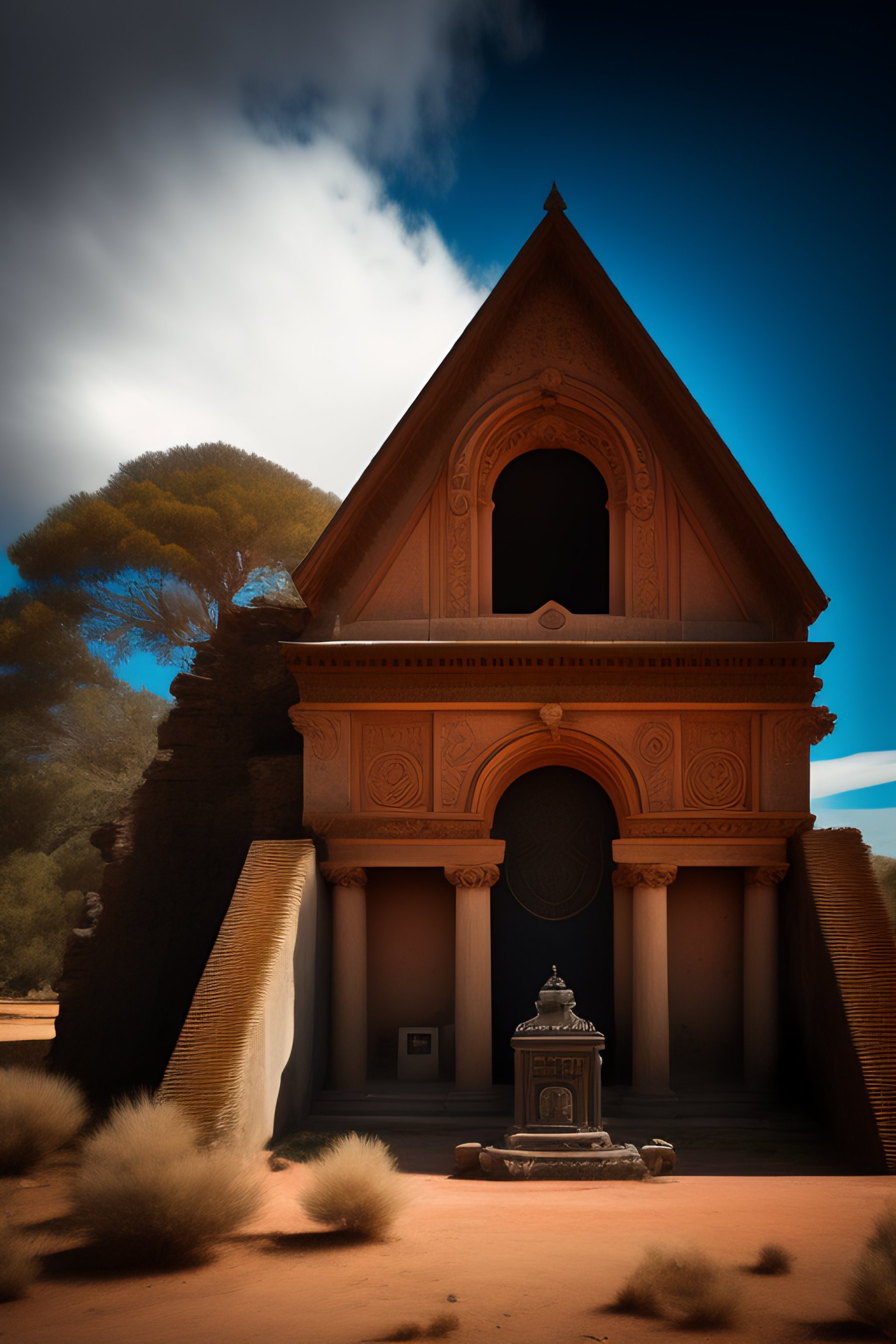 Lexica - Portrait of old relics