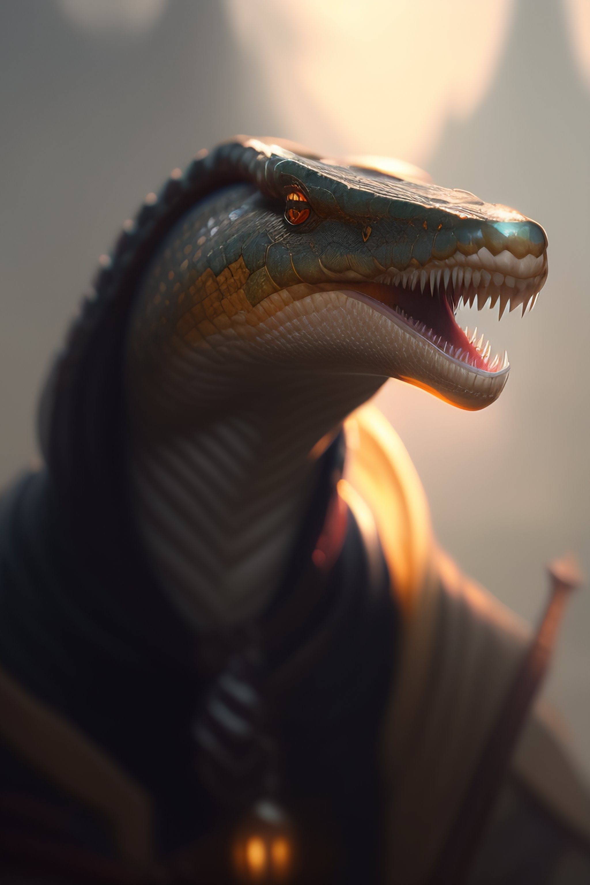 Lexica - A snake, greg rutkowski, digital art, realistic painting, dnd ...