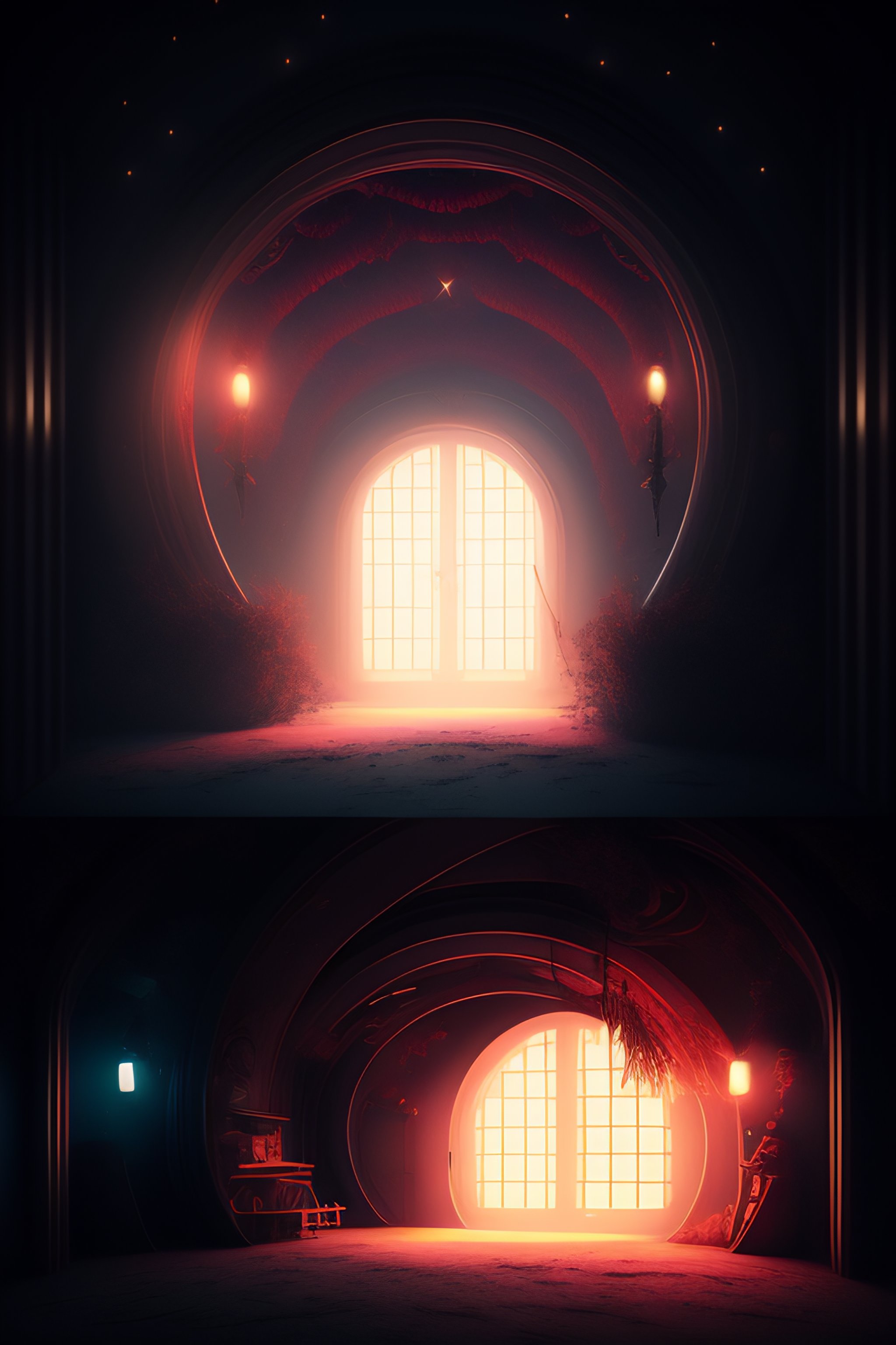 Lexica - Monster inside a liminal space of nightmares, dynamic lighting ...