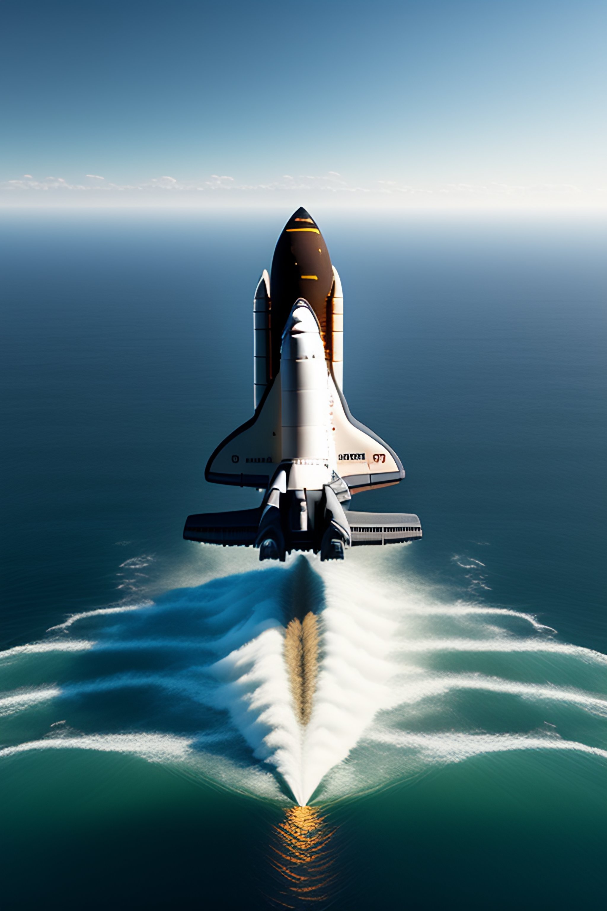 Lexica - Space shuttle in the sea