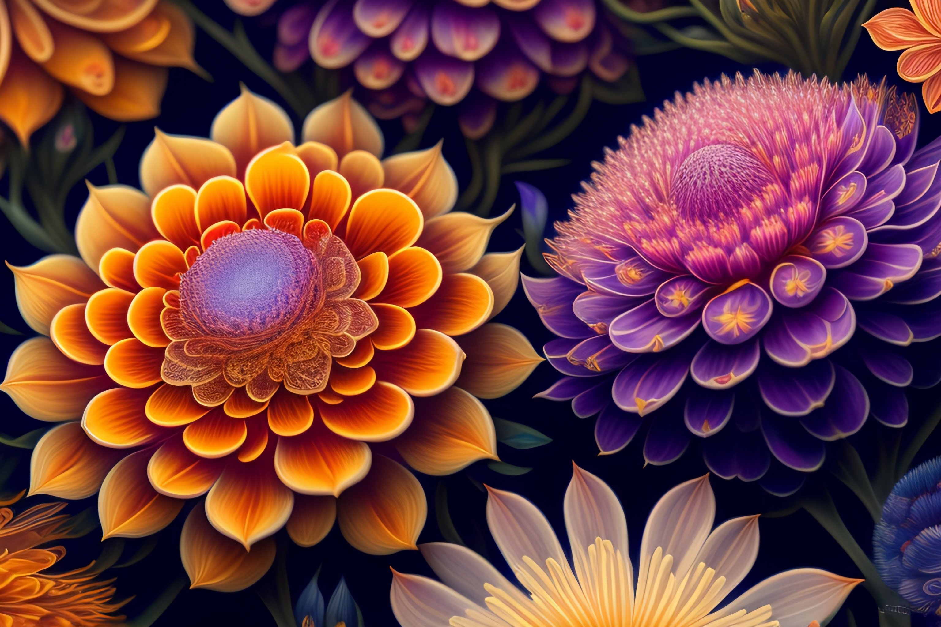 Lexica - An ultra hd detailed painting of many different types of ...