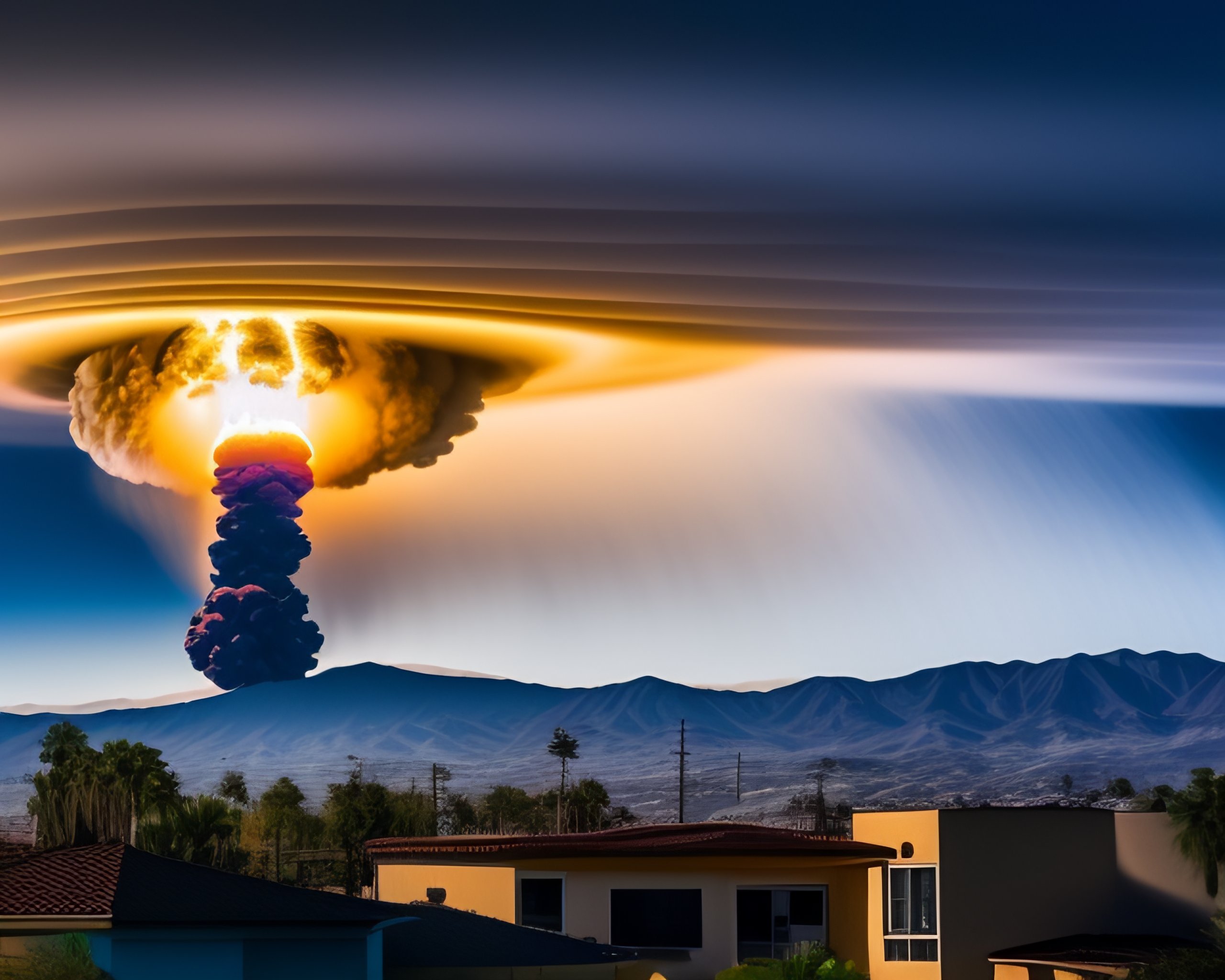 Lexica - Nuclear bomb going off in Burbank california
