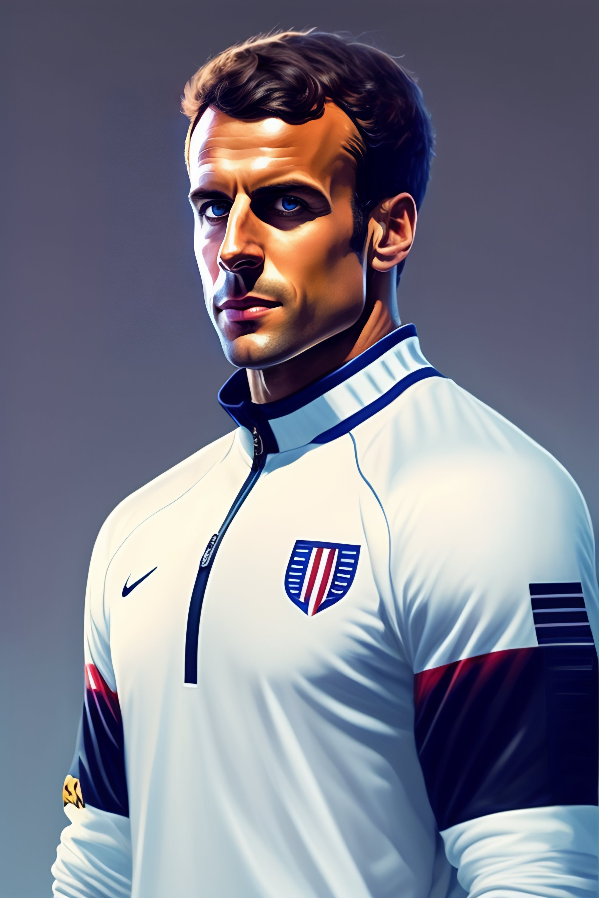 Lexica - Emmanuel Macron wearing urban outfit, full body, cute fine ...