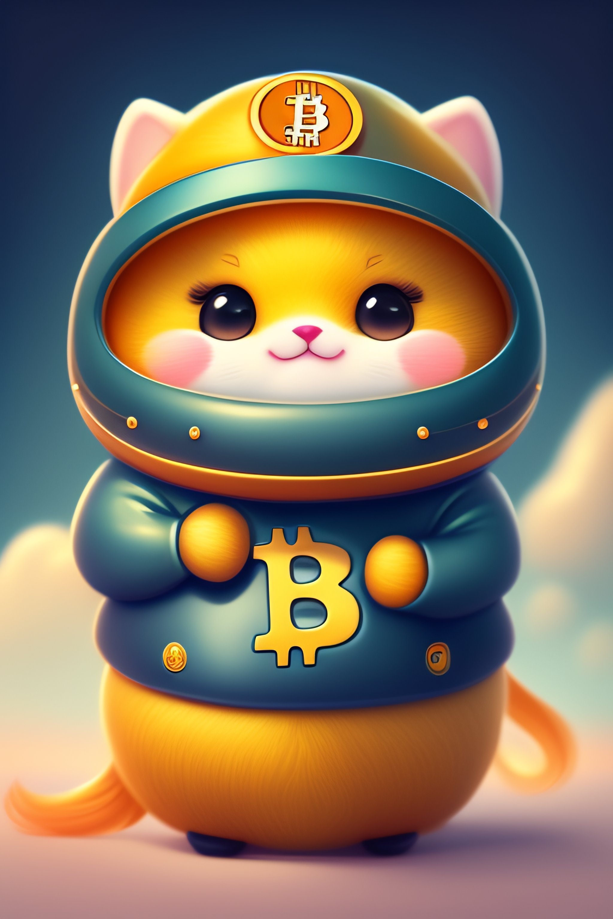 Lexica - Cute and adorable bitcoin baby, fantasy, dreamlike, surrealism ...