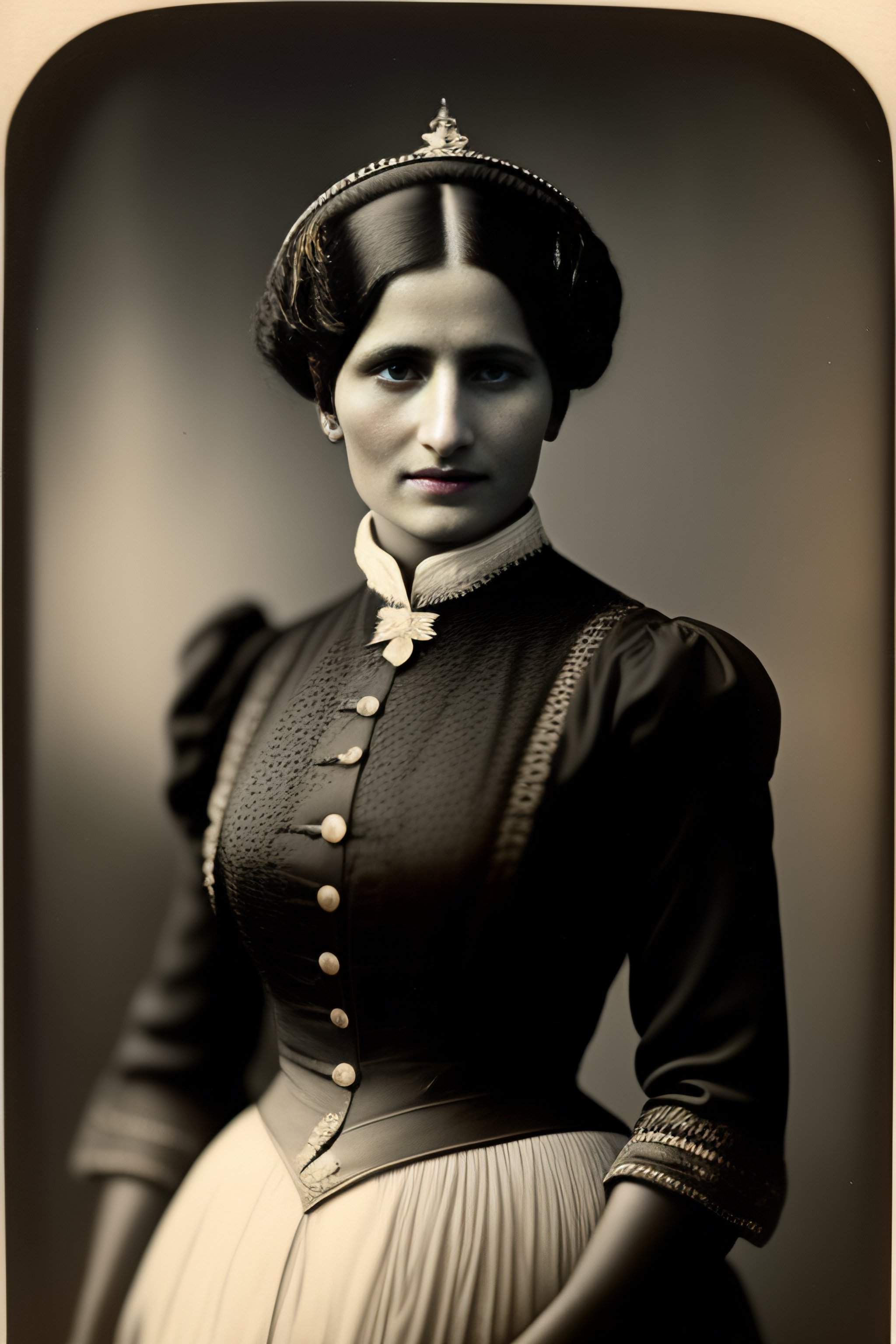 Lexica - 1910 photograph of a maid