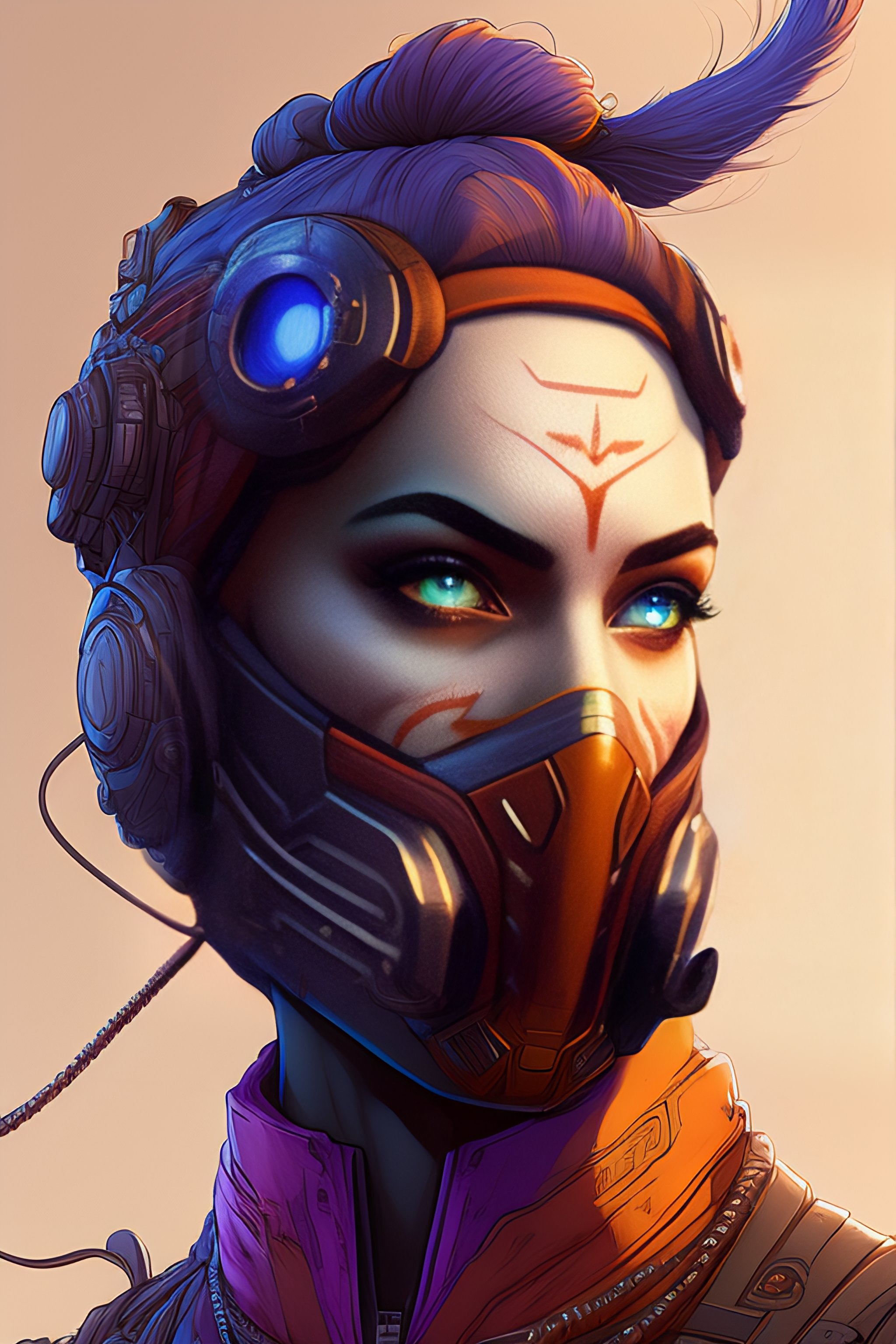 Lexica - A study of cell shaded portrait of james cameron cyborg as ...