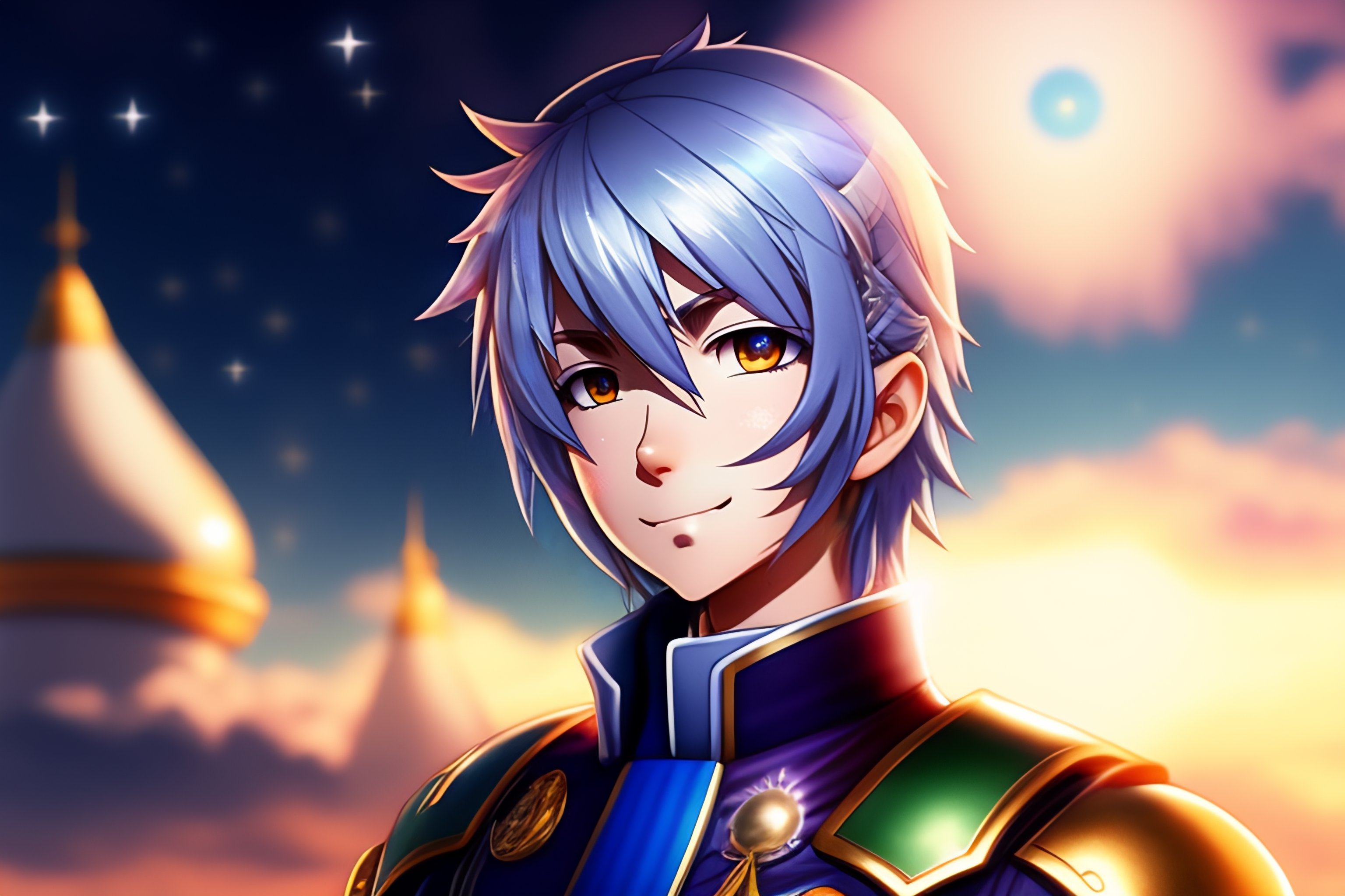 Lexica - Protrait, riku from kingdom hearts, sakimichan, grey hair ...