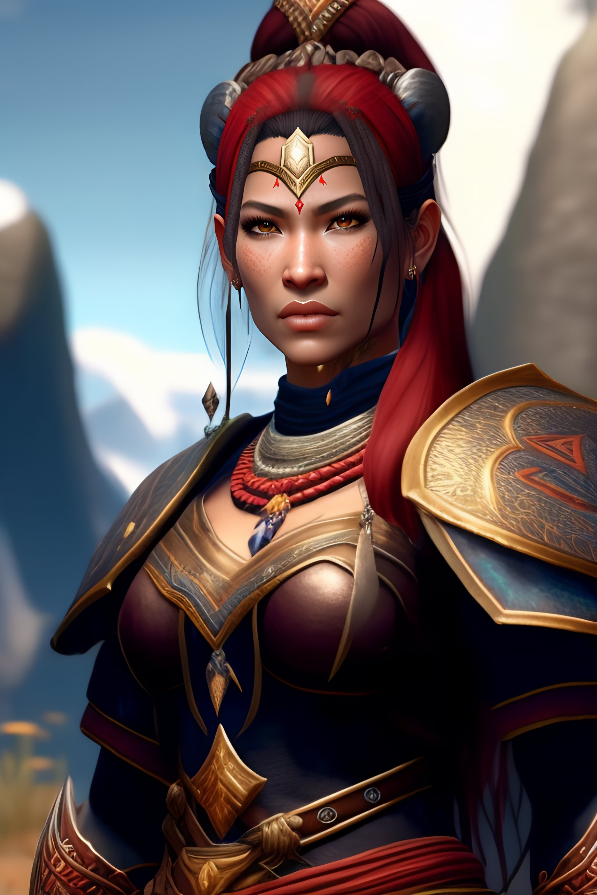 Lexica - Female character god of war ragnarok