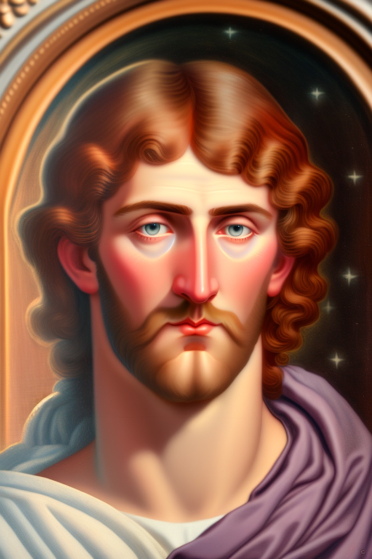 Lexica - Apostle St John from the Bible, face front view, with eyes ...