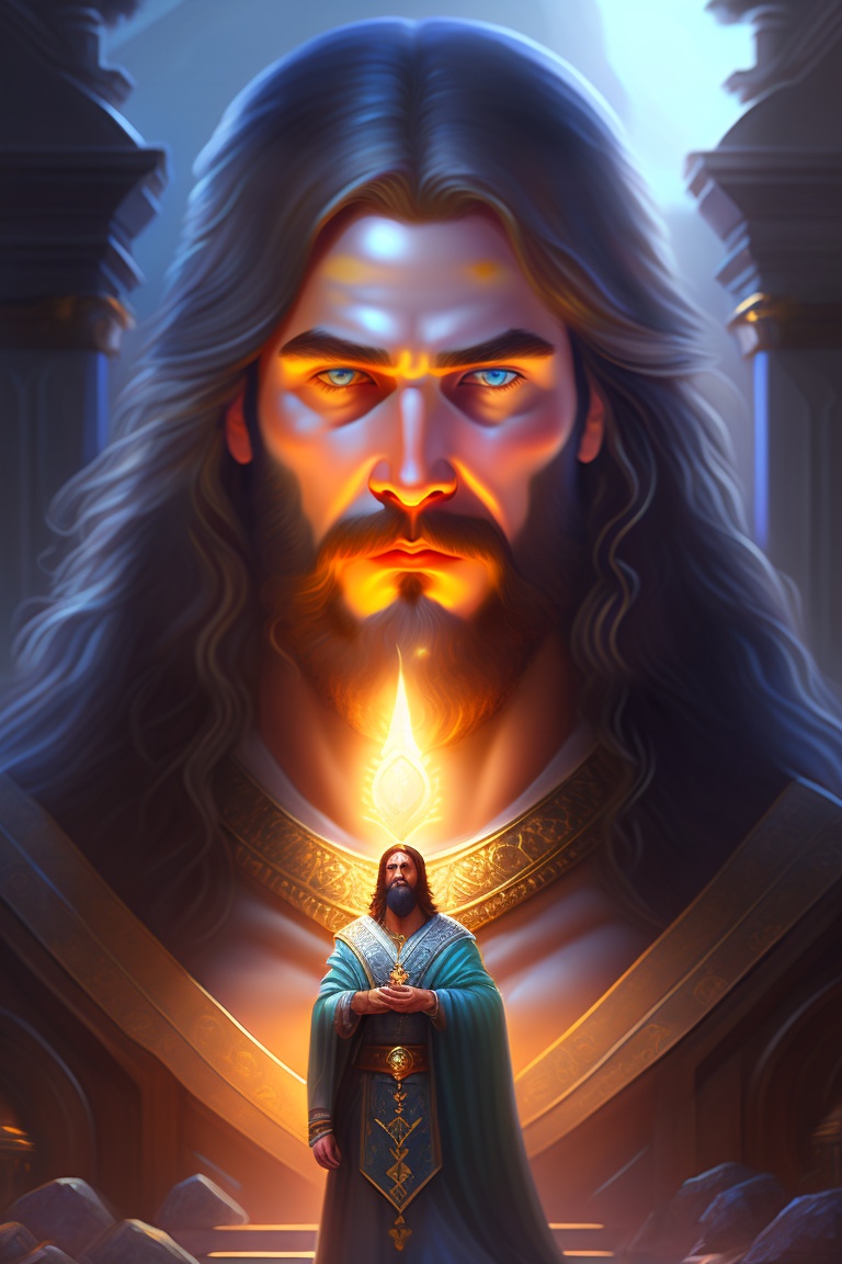 Lexica - Jesus christ , fantasy magic, intricate, elegant, sharp focus ...