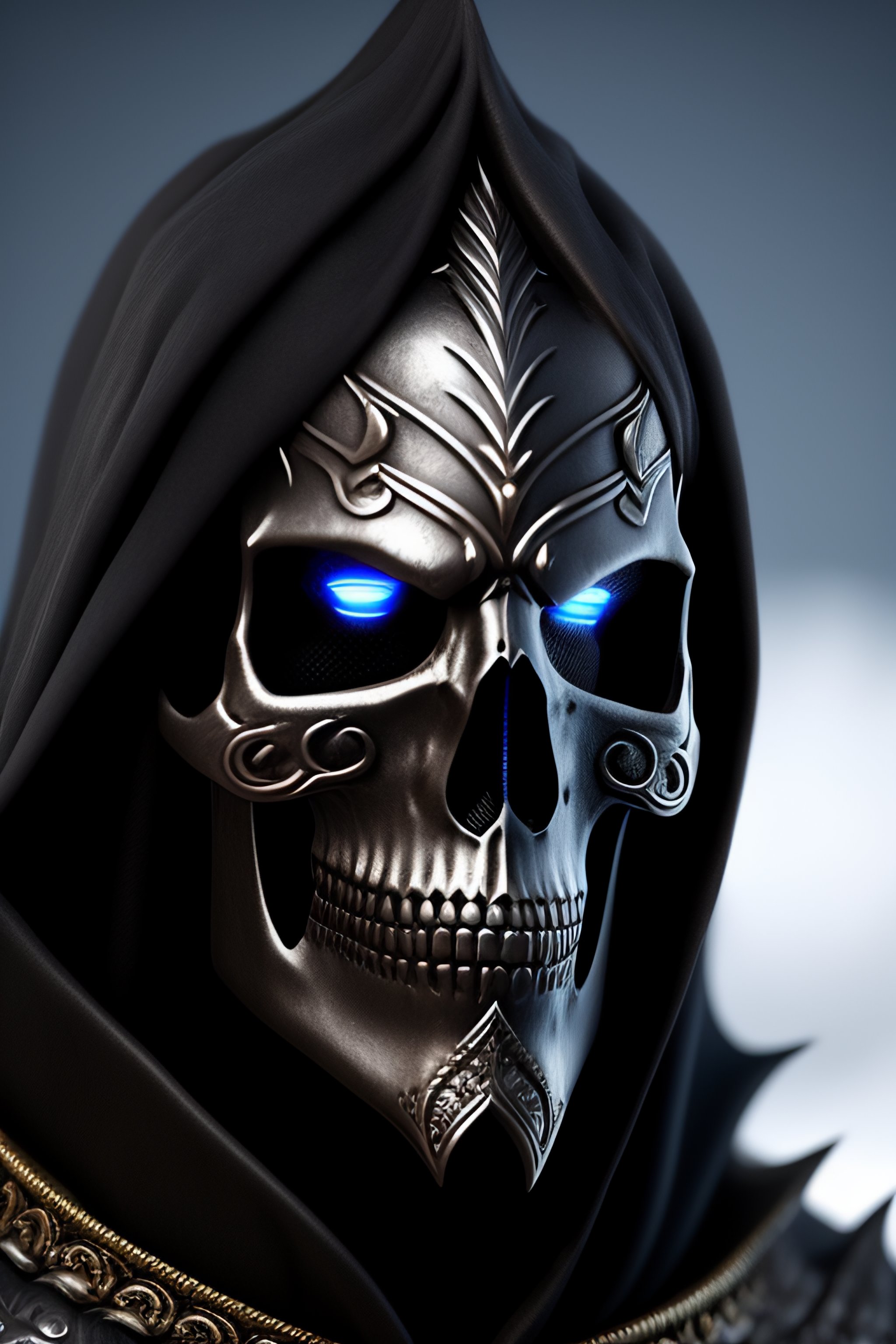 Lexica - Hades . 48 year old medieval fantasy male skull knight ...