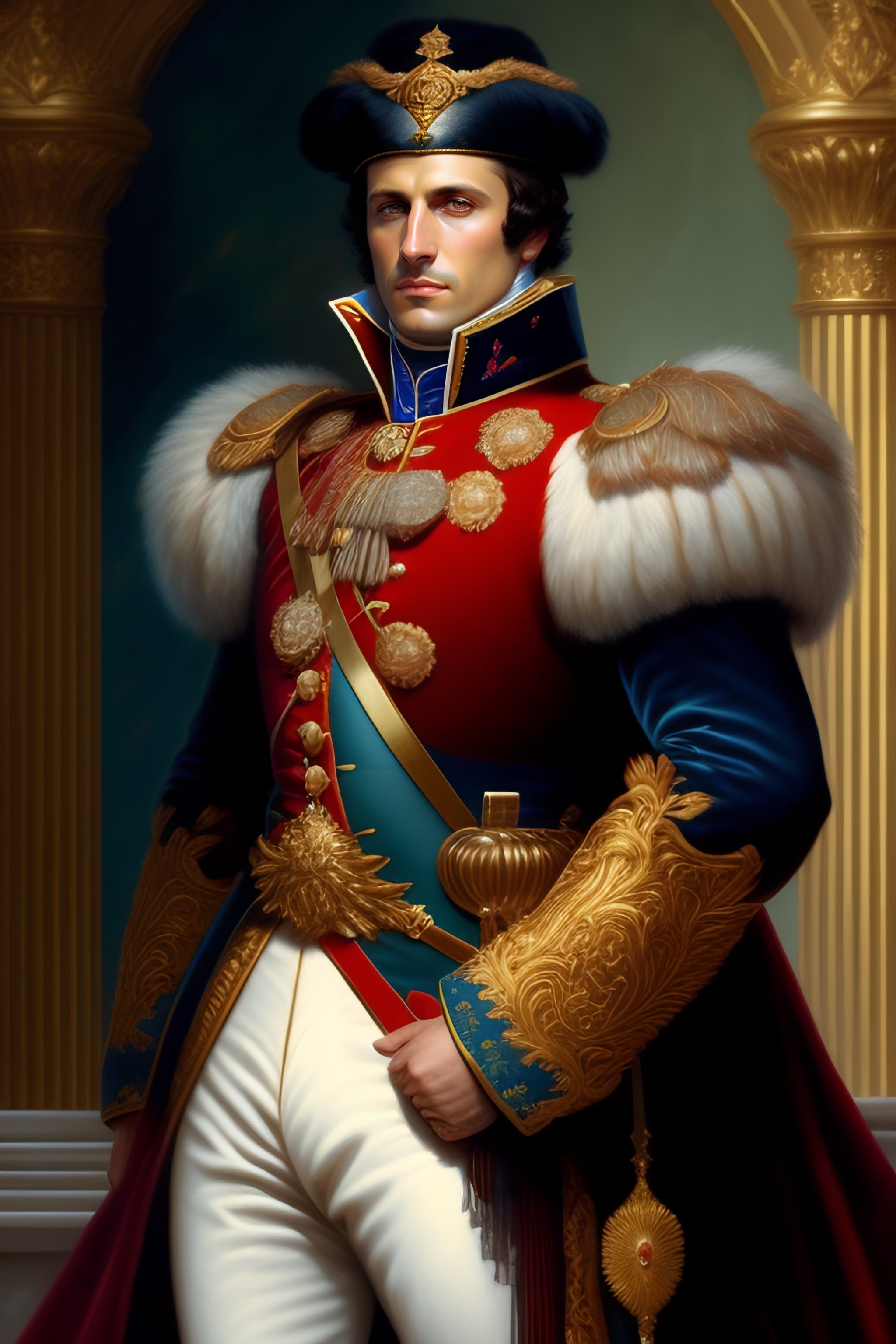 Lexica - Napoleon Bonaparte as a fantasy D&D character, portrait art by ...