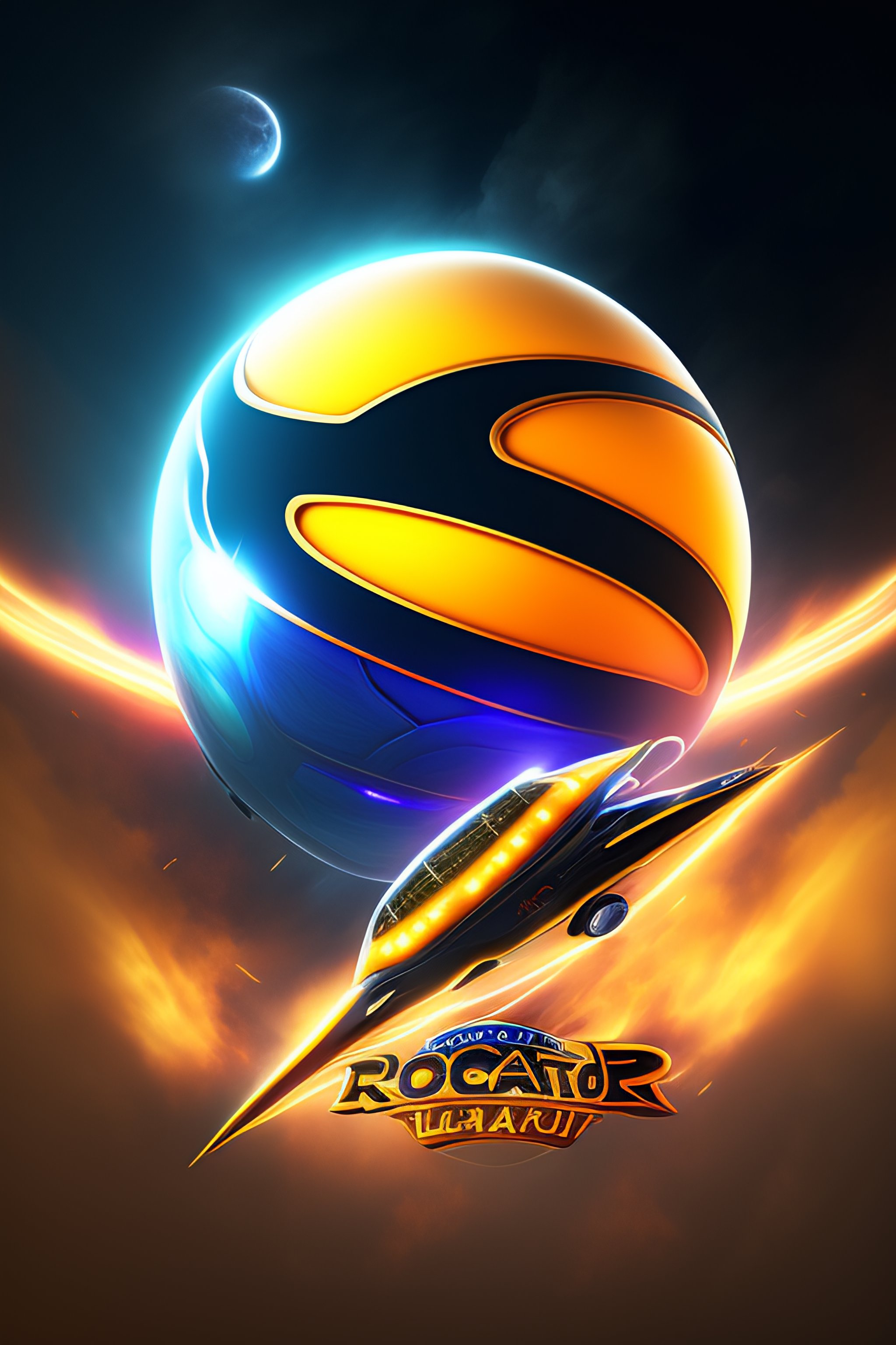 Lexica - Rocket League logo version One Piece with Luxty written in the middle