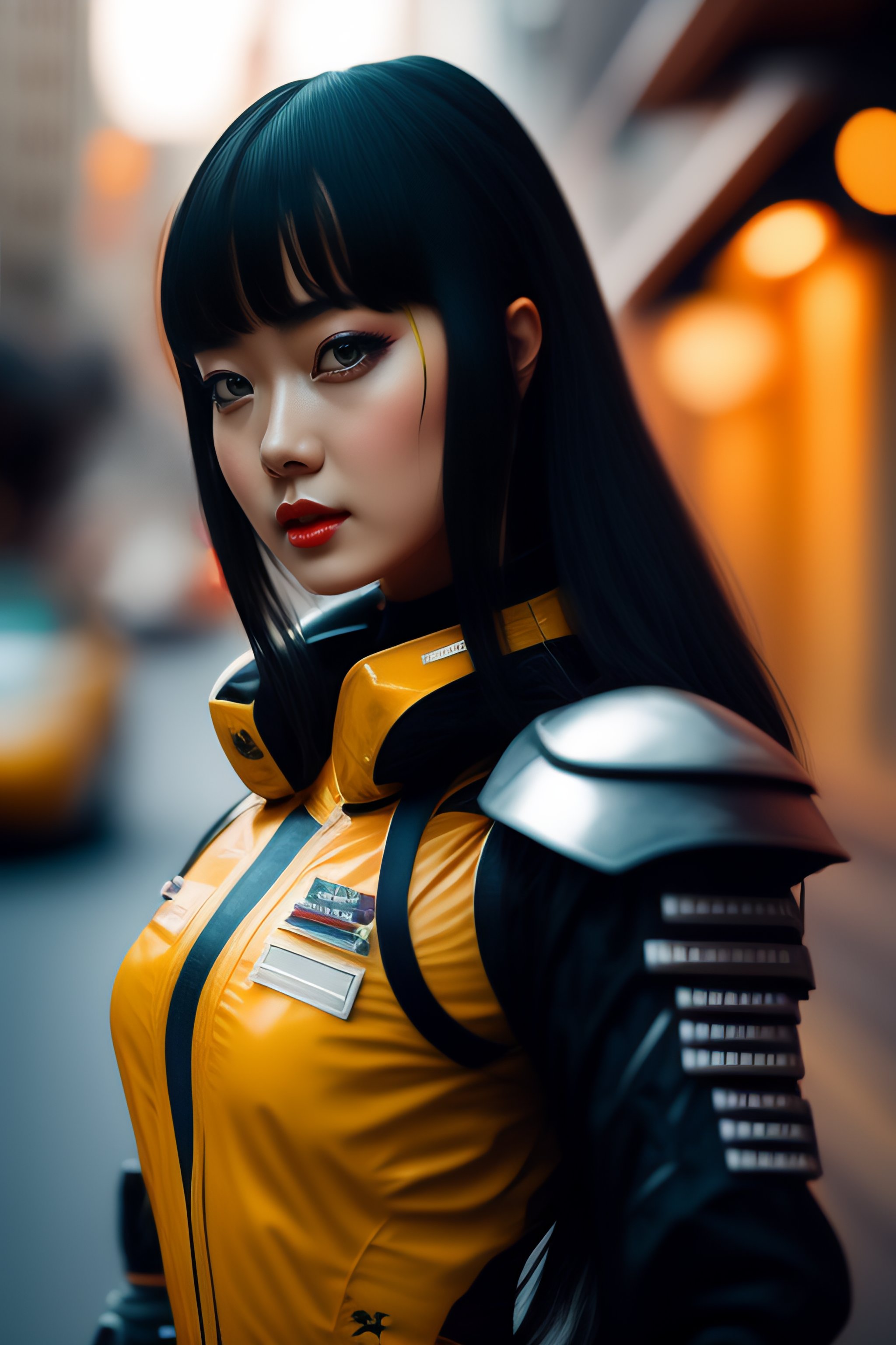 Lexica - Photoreal, cosplay, Cosplayer, cyber punk, Kanna Hashimoto ...