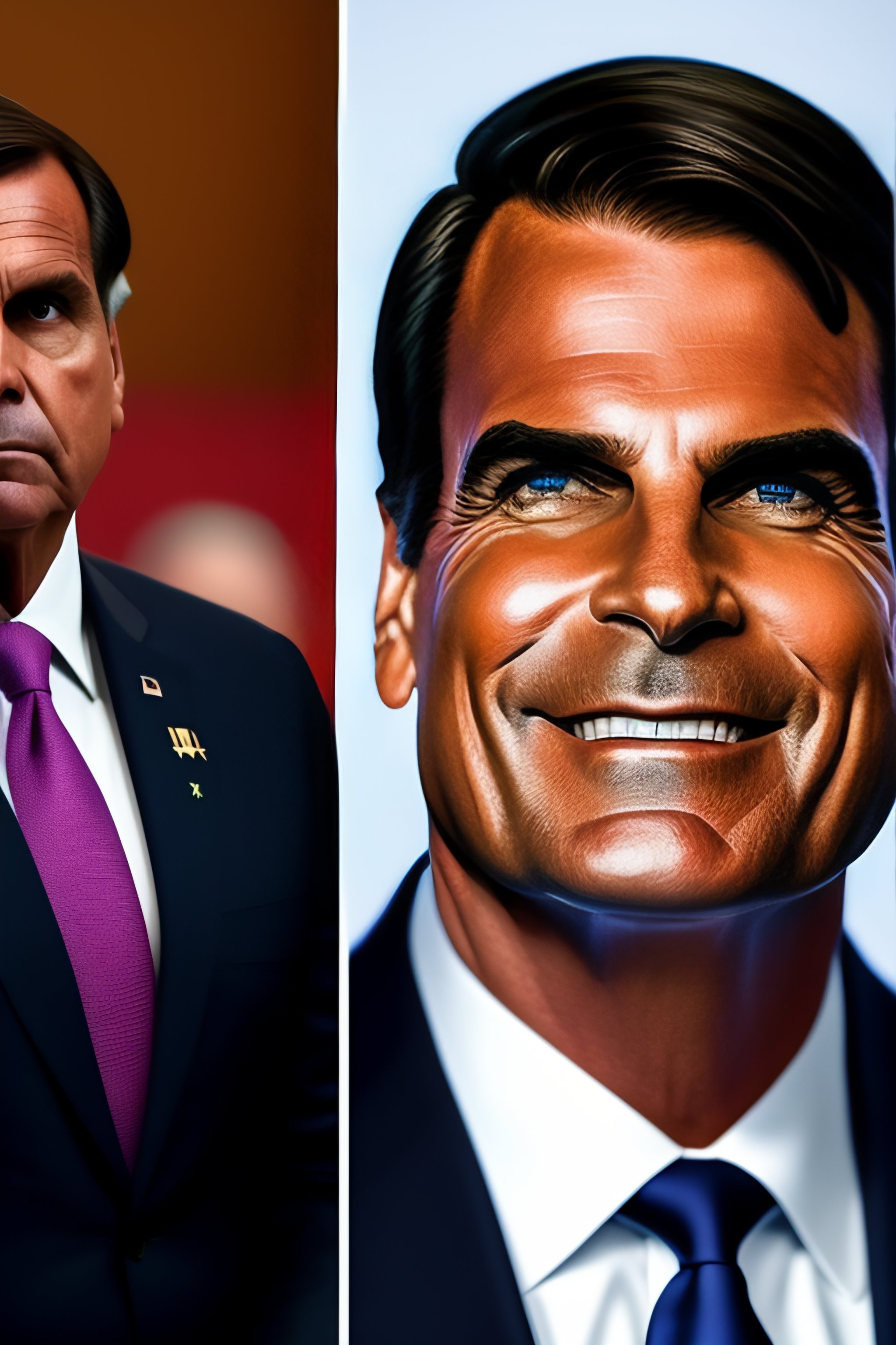 Lexica - A full-body portrait of Brazilian President Jair Bolsonaro ...