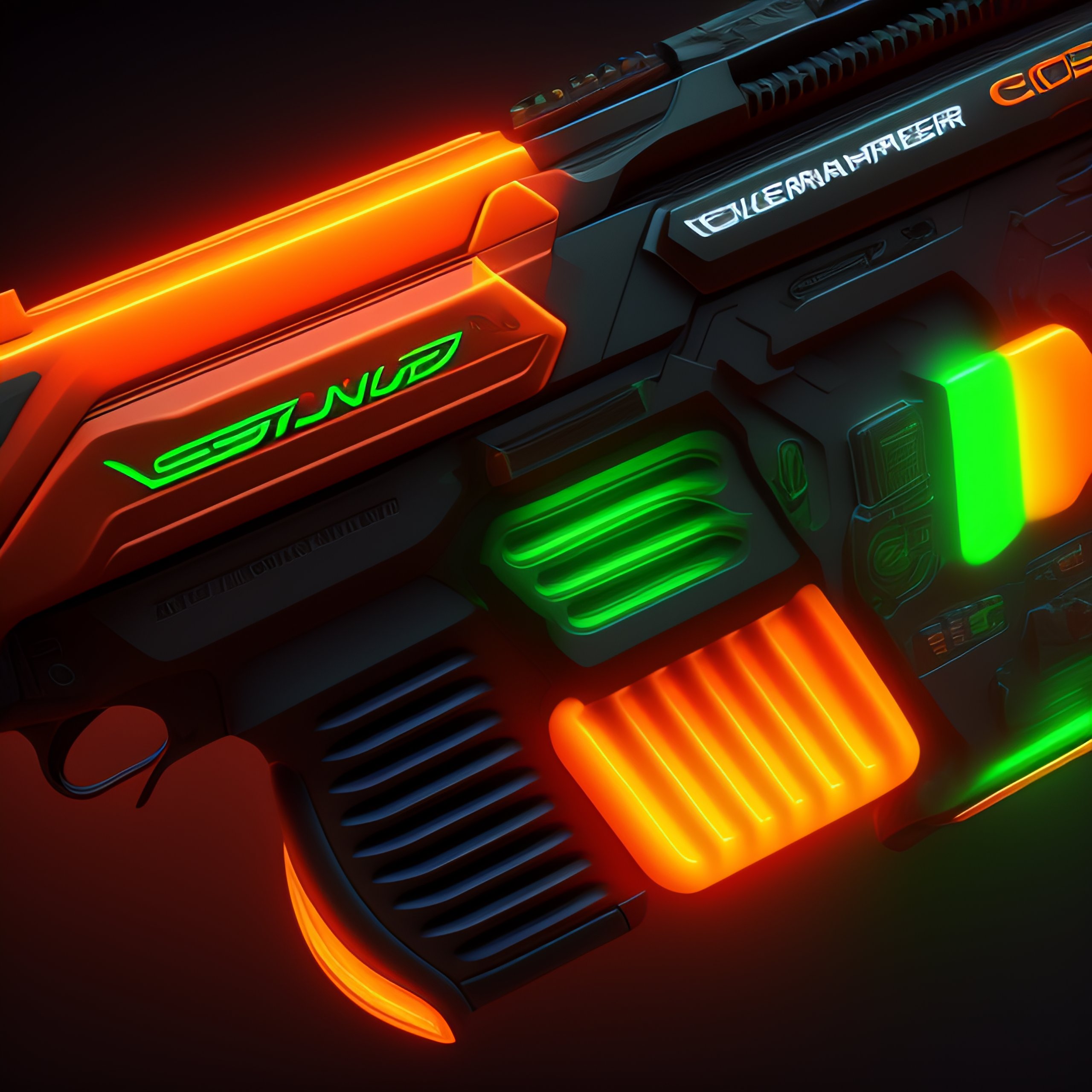 Lexica - CS-GO deluxe terrorist skin, hollographic orange and green ...