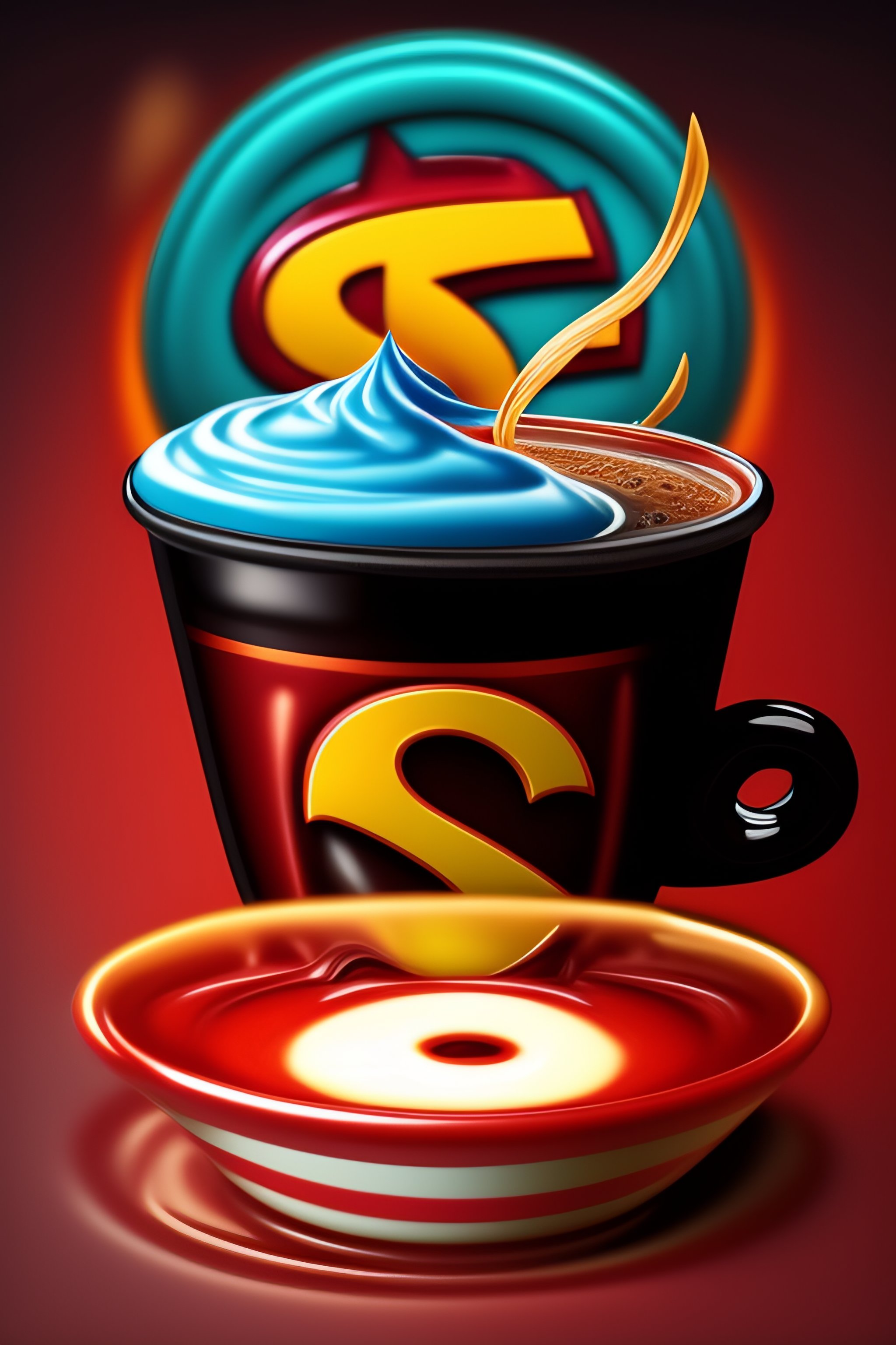 Lexica - Super hero drinking coffee