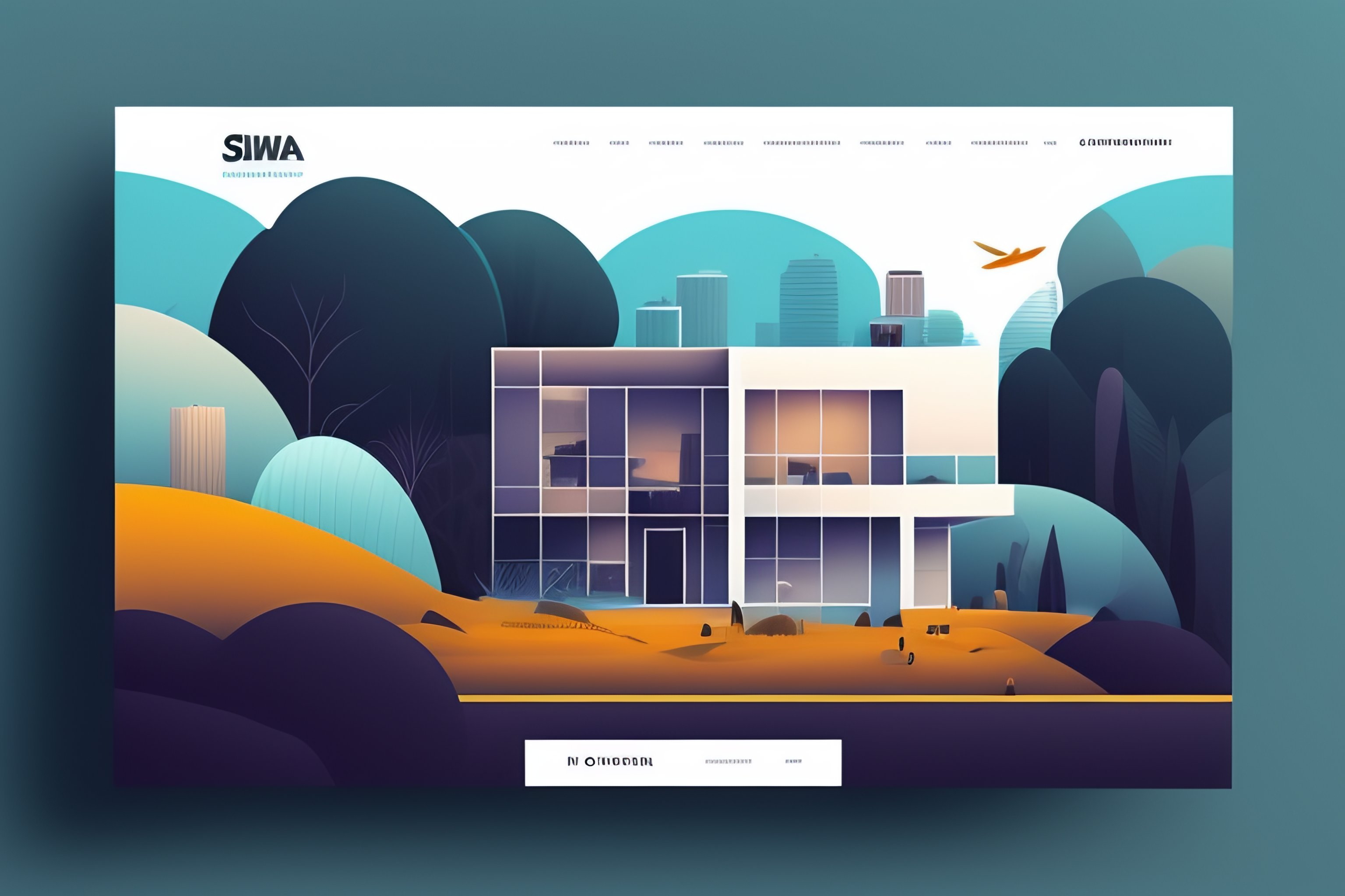 Lexica - Webpage background hero image for real estate company modern ...