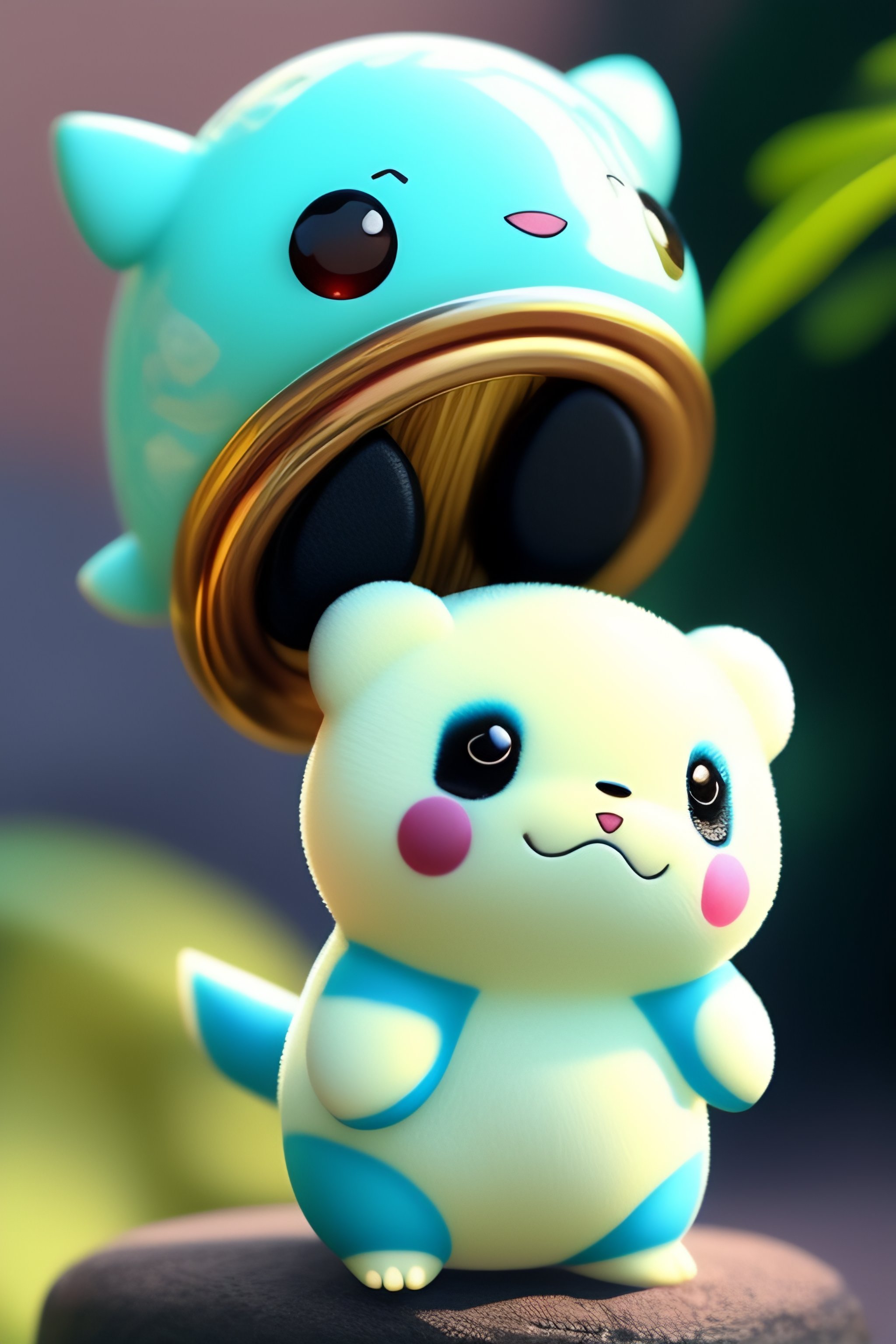 Lexica - An adorable water type pokemon that resembles a small panda ...