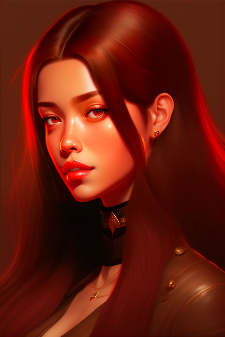 Lexica - A creepy female character design with long black hair with an ...