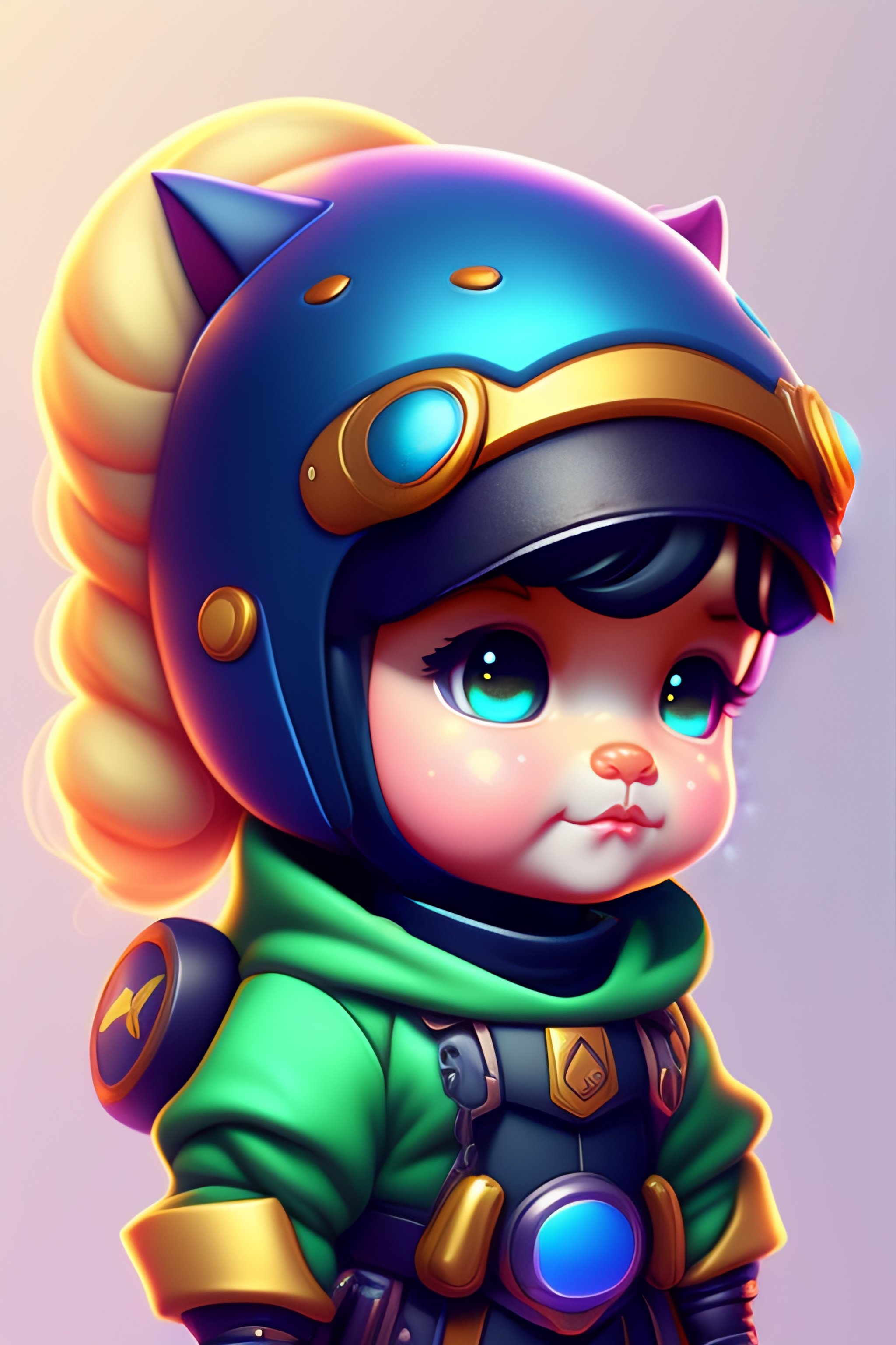 Lexica - Cute and adorable cartoon overwatch characters baby, fantasy ...