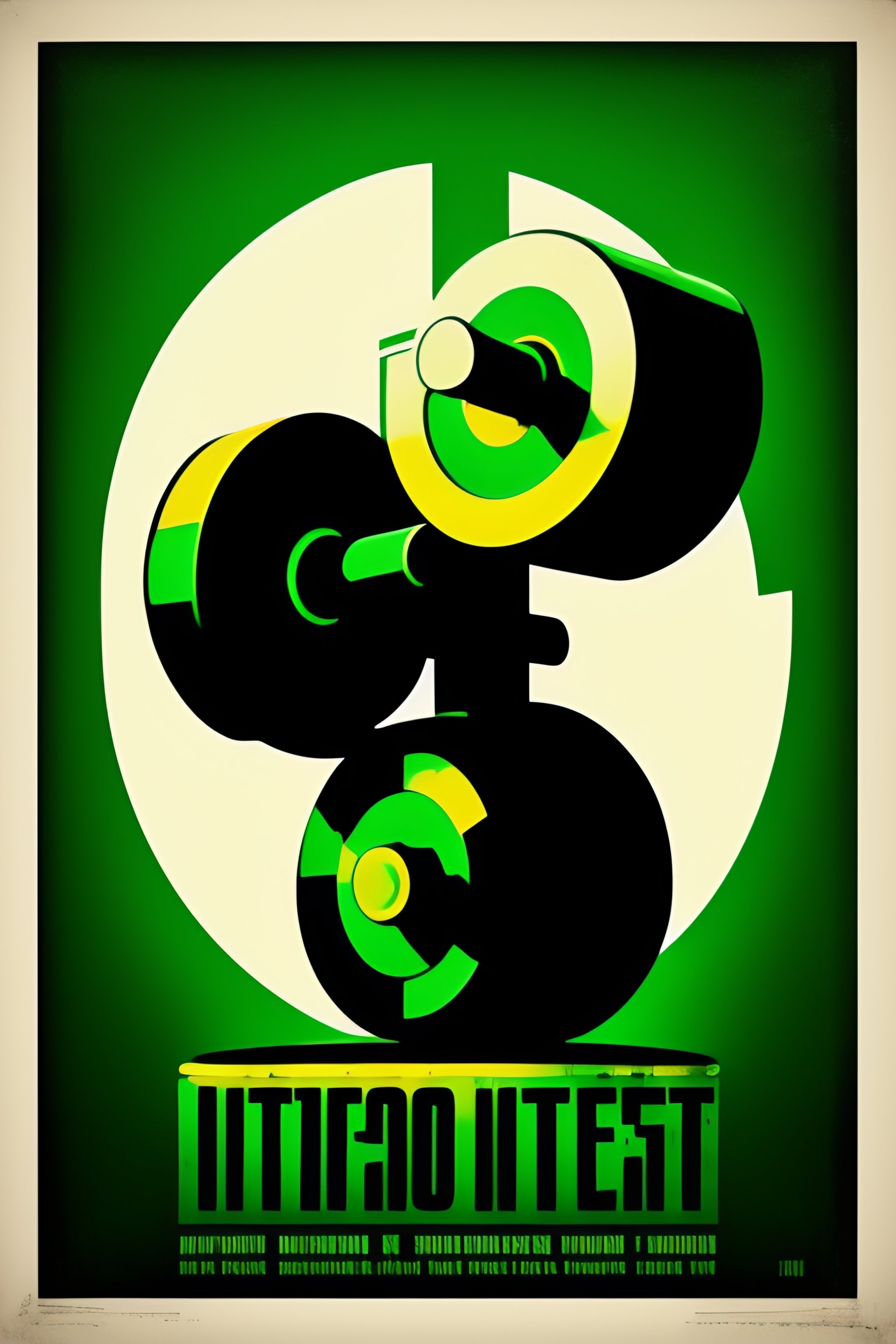 Lexica - Street art poster inspire by communist propaganda, green ...