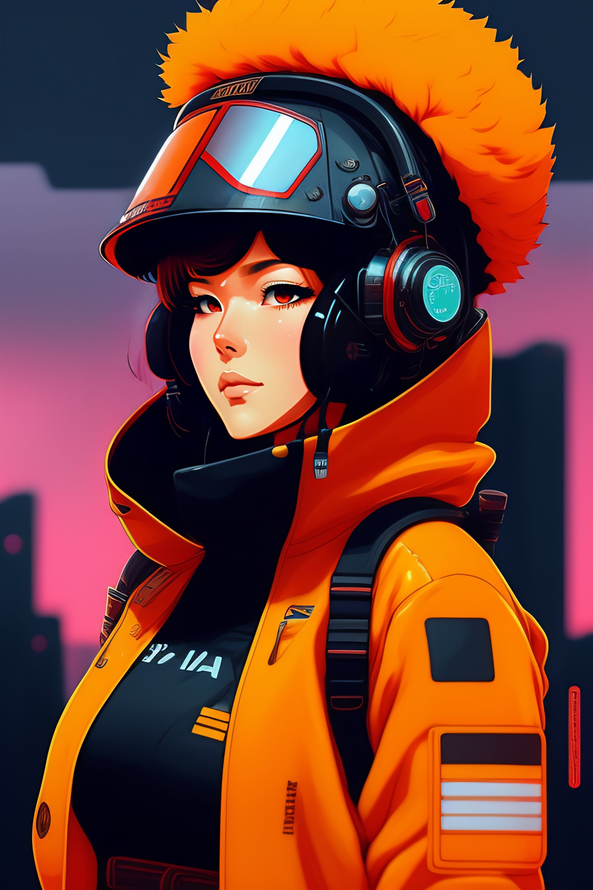 Lexica - A firefighter cyborg ,style of Laurie Greasley, studio ghibli ...
