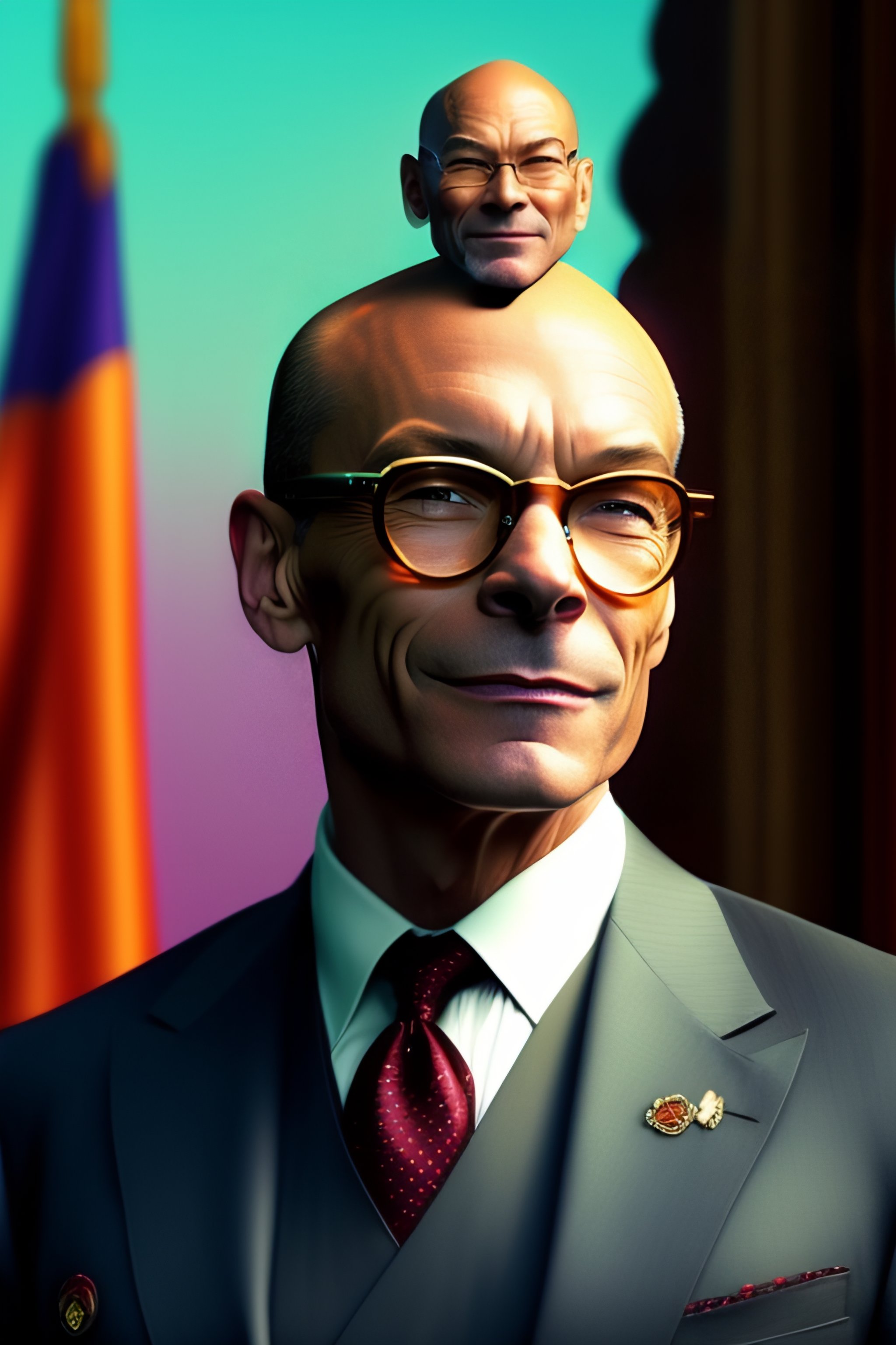 Lexica - Patrick Stewart as Spider Jerusalem from Transmetropolitan.