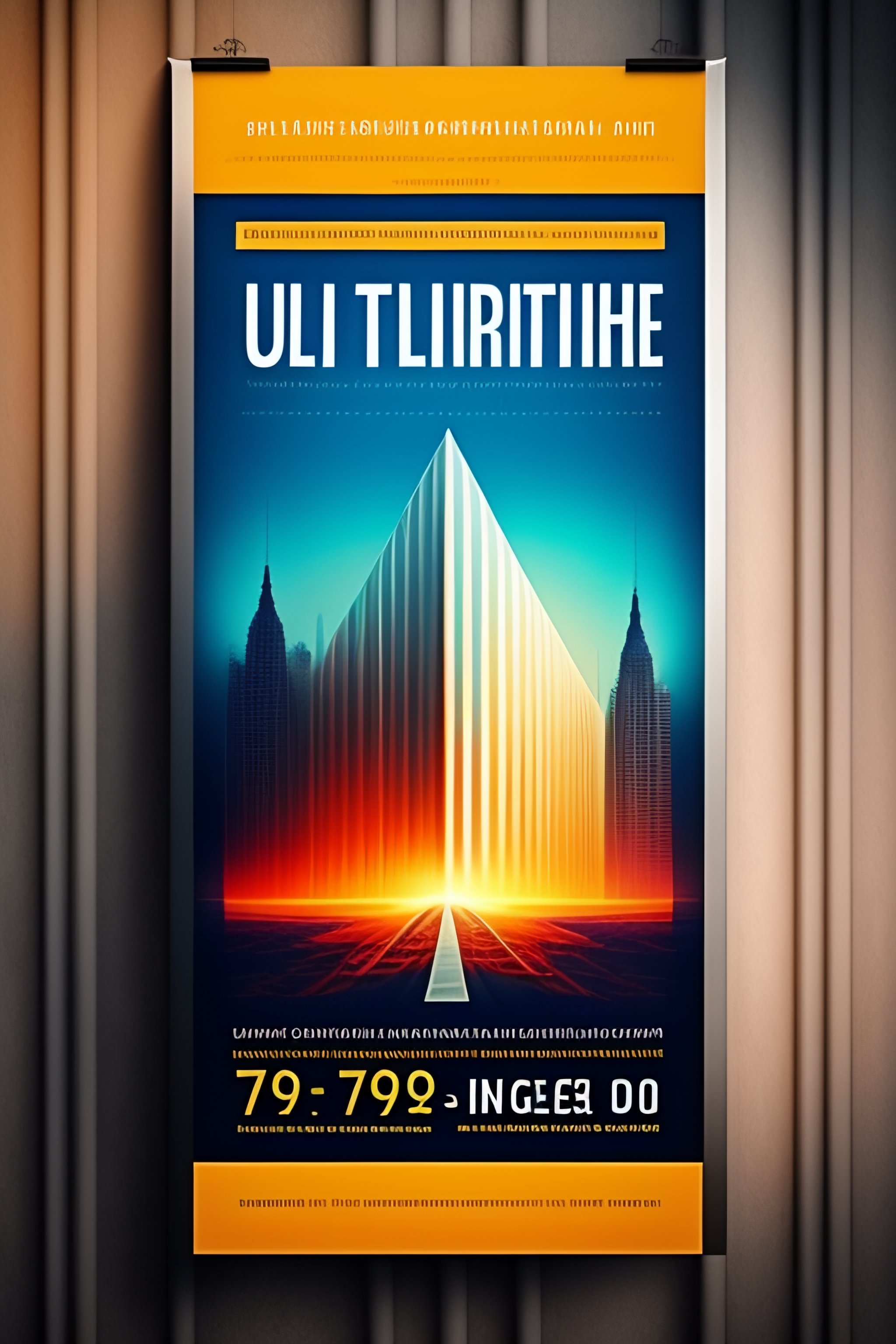 Lexica - Une affiche abstraite pour un colloque universitaire simple et ...