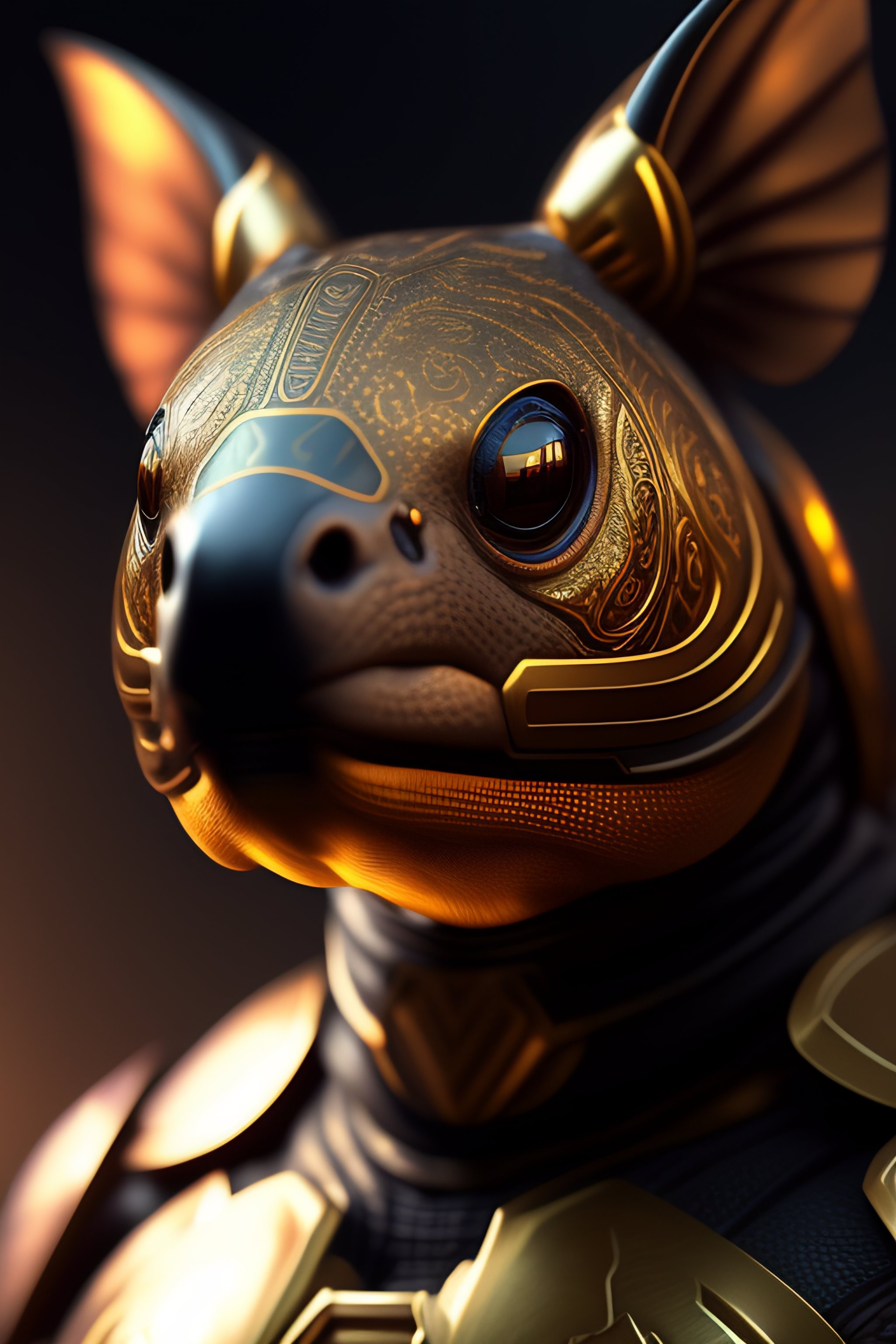 Lexica - Portrait of a mole a spiritual full body Tortoise, sunburst ...