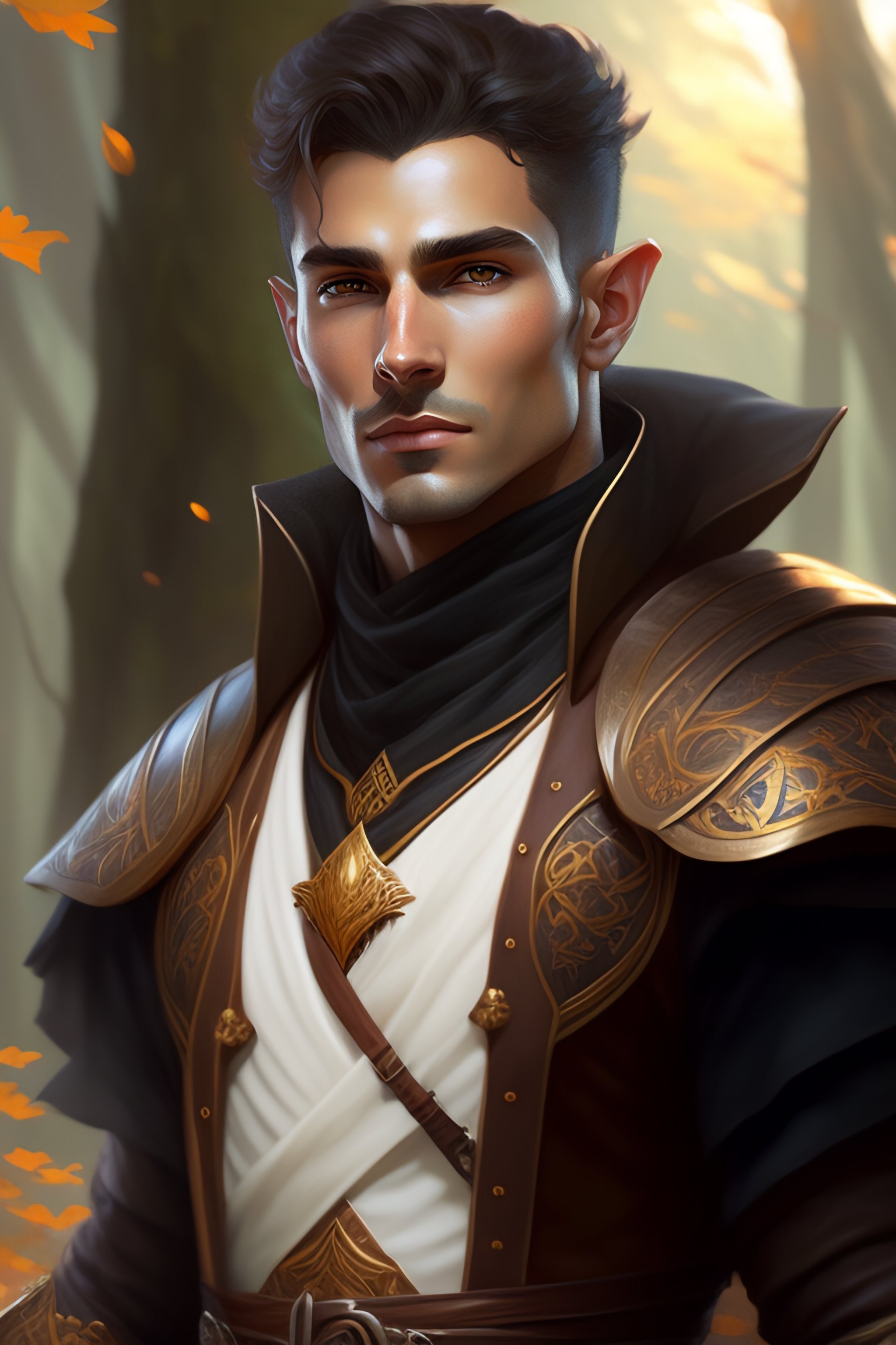 Elven Ranger Portrait Male