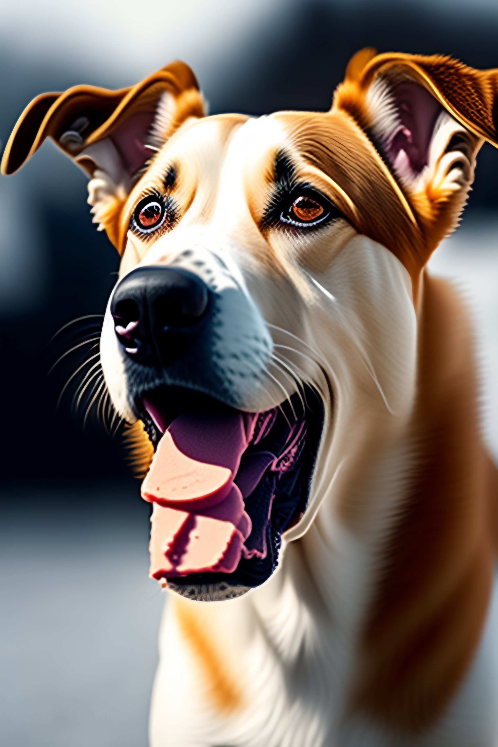 Lexica - Lithuanian dog eating ice cream