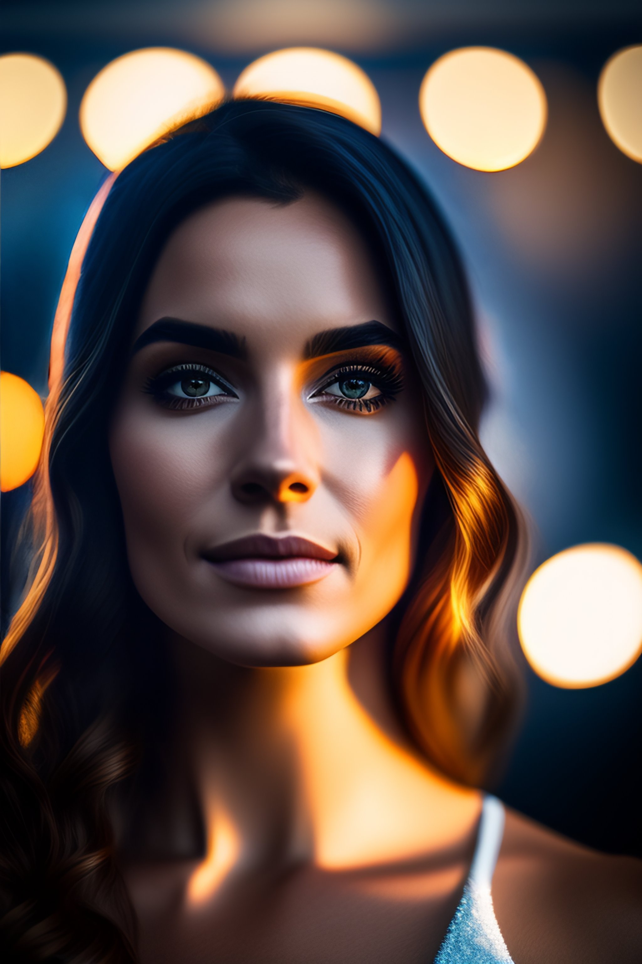 Lexica - Centered in frame, facing camera, symmetrical face, ideal ...