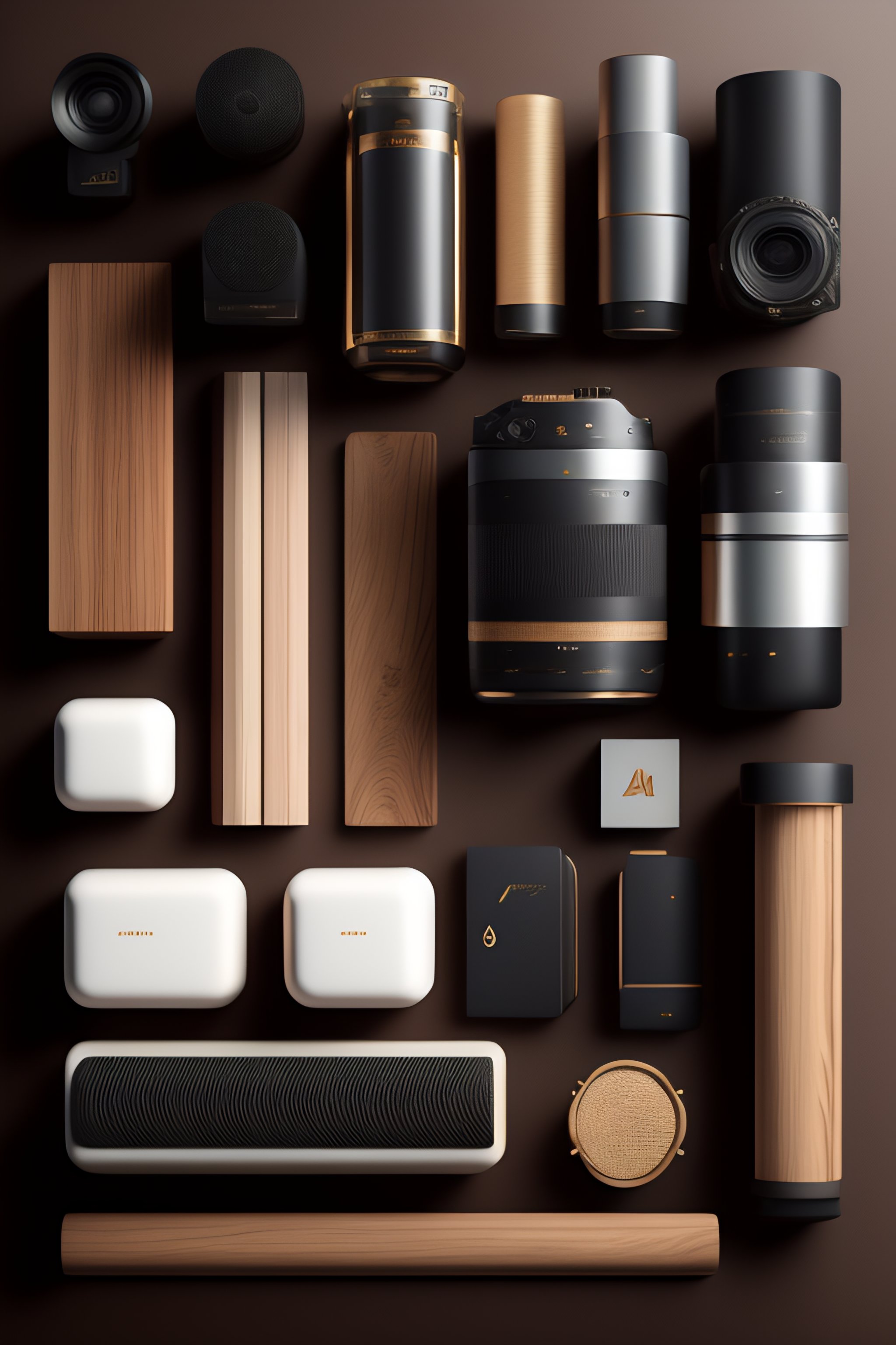 Lexica - Arri Amira cinema camera, knolling, flat lay, natural ...