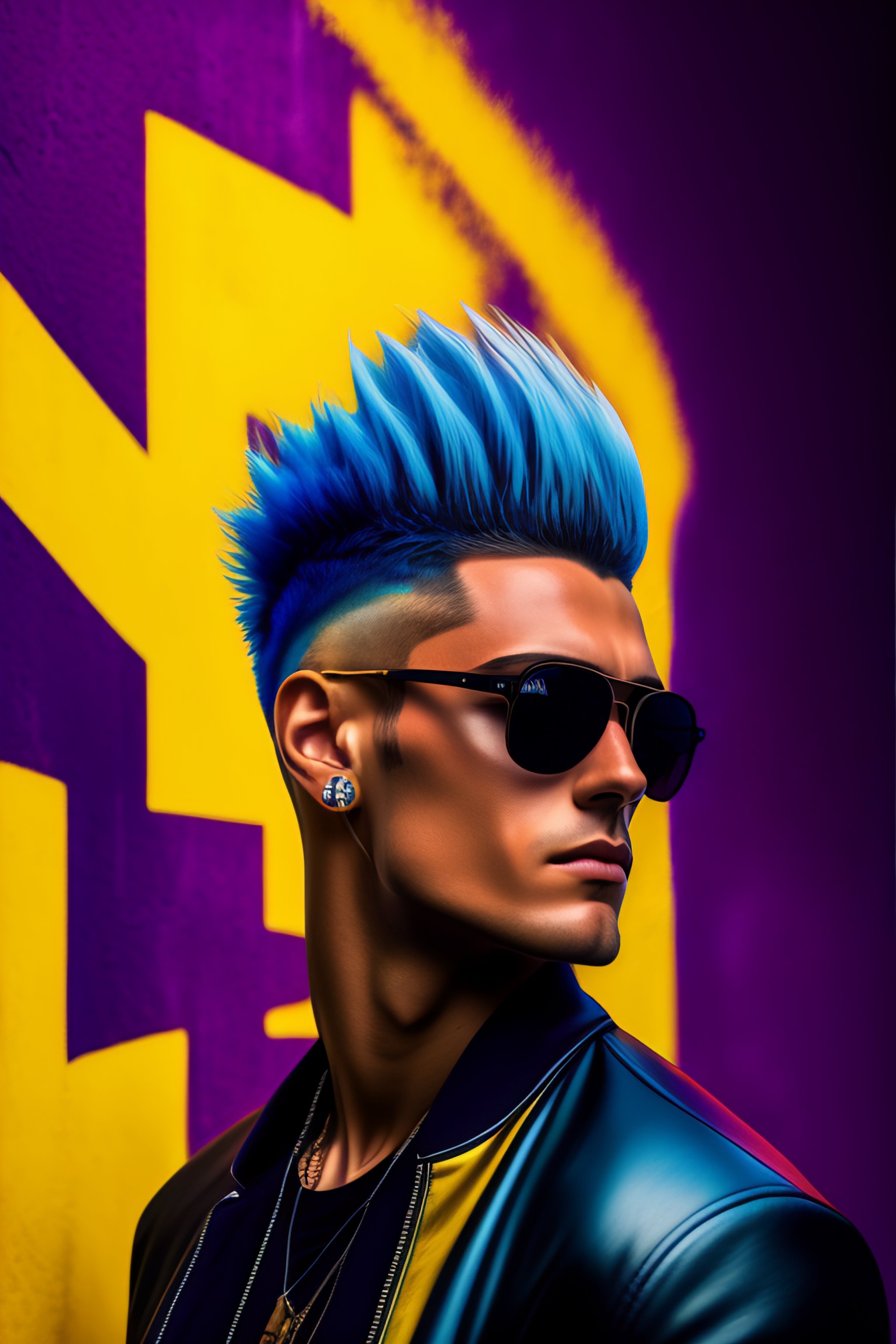 Lexica - Highly detailed portrait of a chess player, sunglasses, blue ...