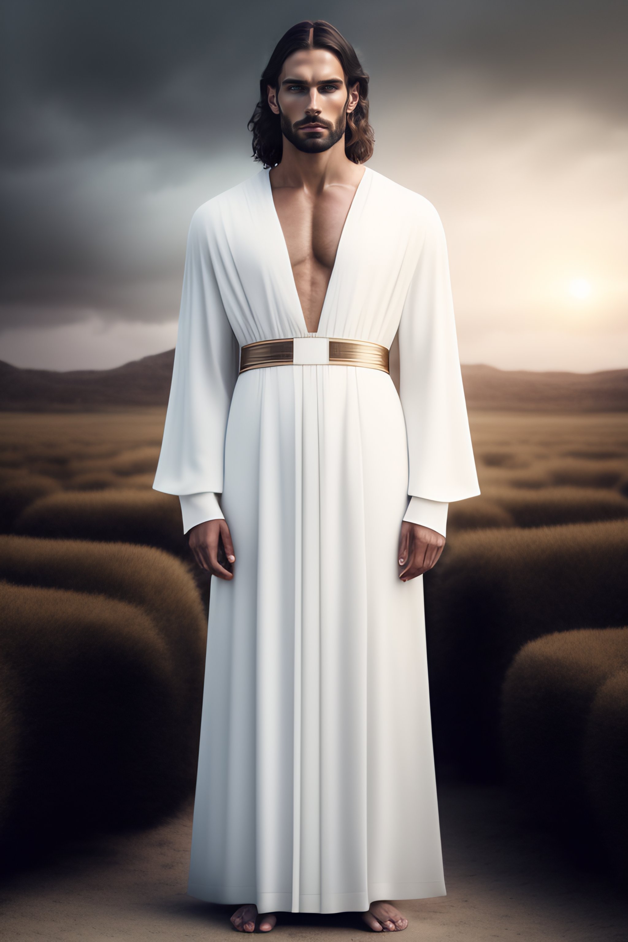 Lexica - Jesus Christ, realistic photography, dressed, man, suffering ...