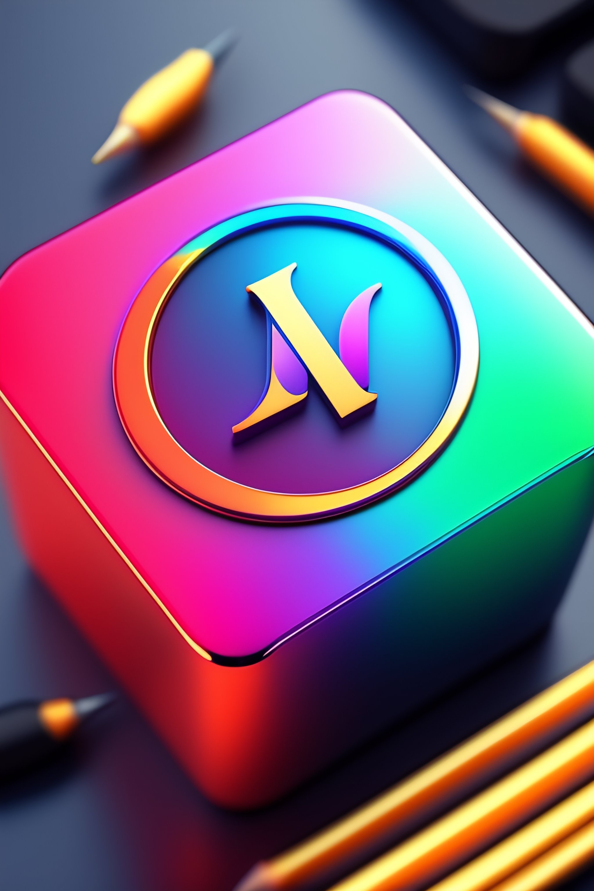 Lexica - Create a attracting logo for ( Teaching Ai ) with the 3d Text