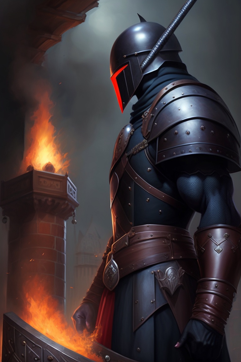 Lexica - Black man, ogro, cavaleiro, tank, defense, tower shield,man ...