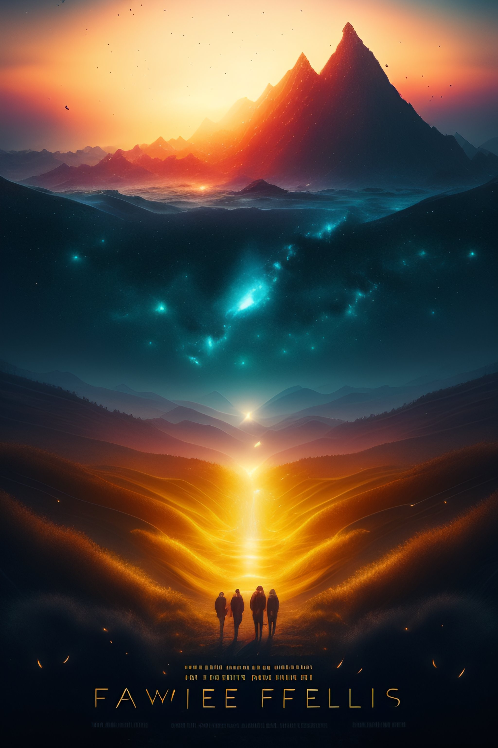 Lexica - Five fireflies hive mind, the movie, galaxy