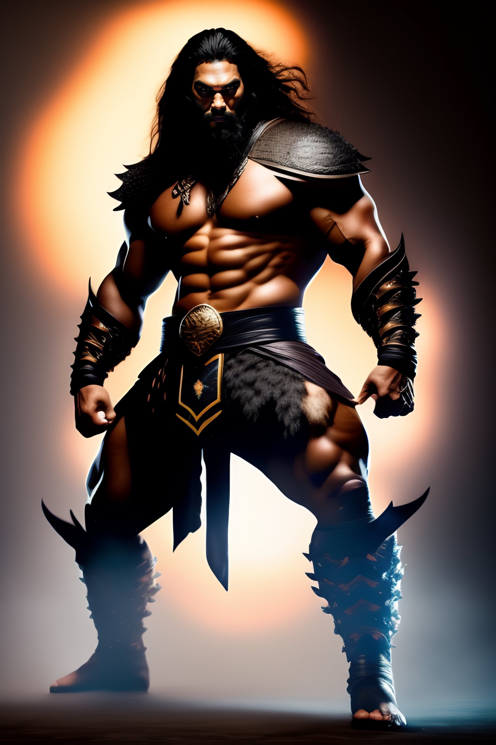Lexica - Full body jason momoa as a mortal kombat character in a ...