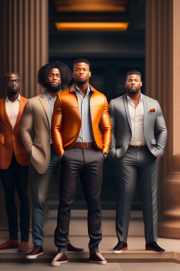 Lexica - Image of a group of middle class black men between 35 -55 ...